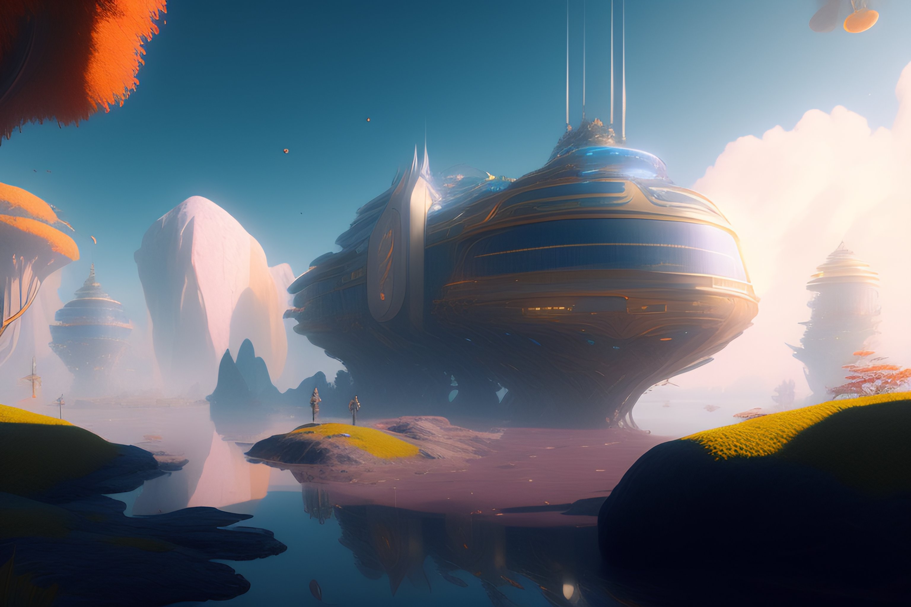 Lexica - Gediminas Pranckevicius A highly detailed crisp wide view of A ...