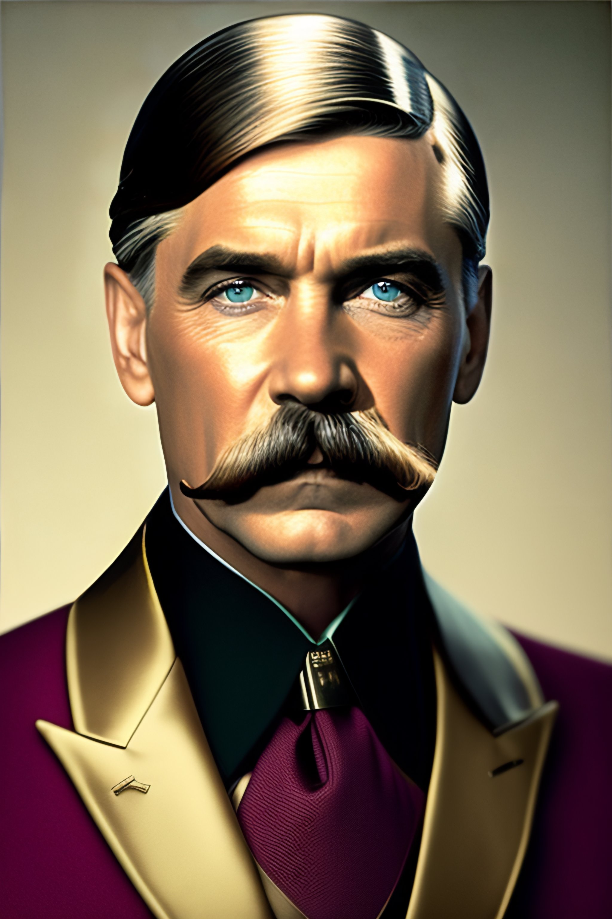 Lexica - Olsen twin with hitler mustache