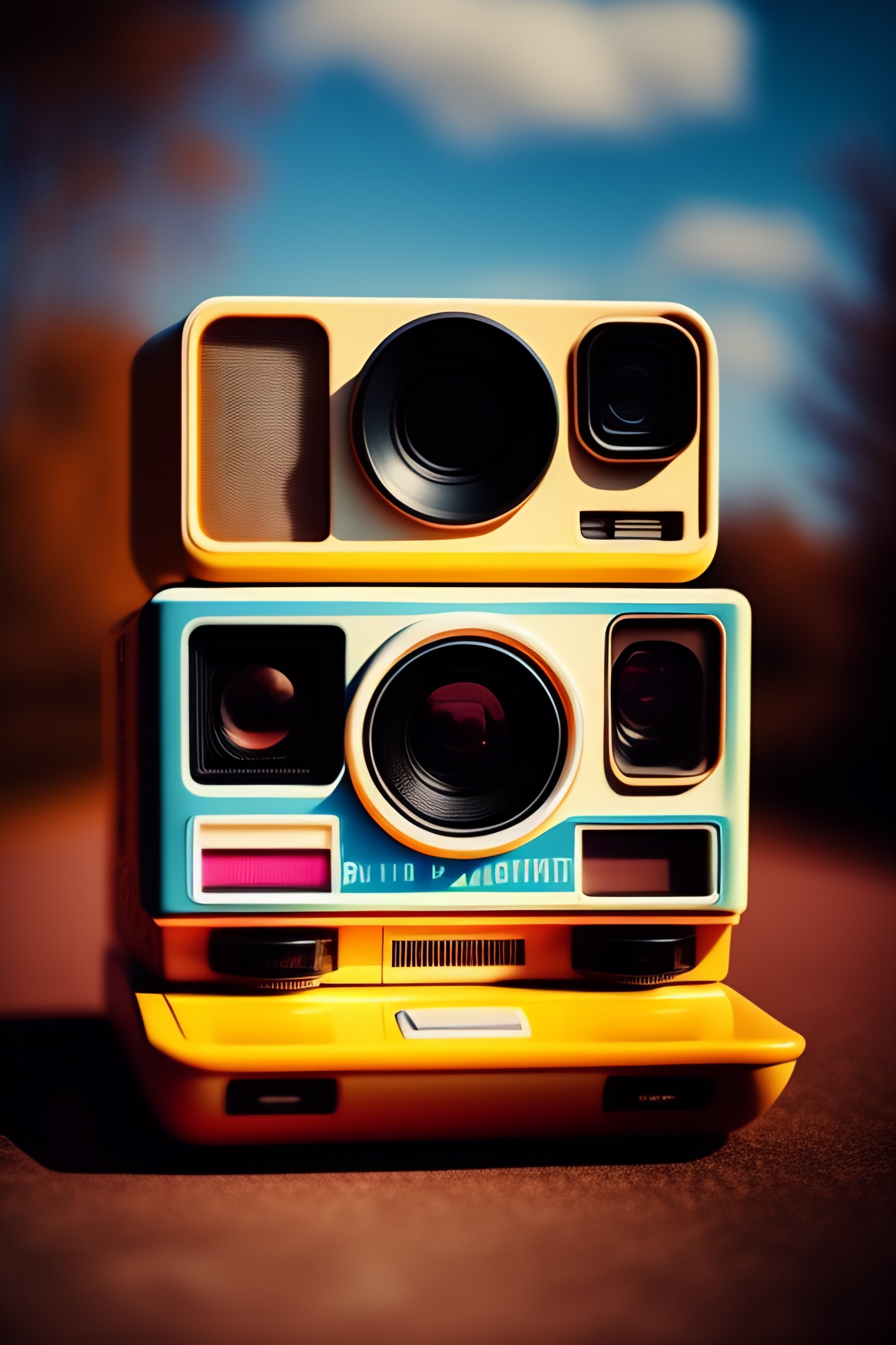 Lexica - 80s polaroid, authentic, vintage, film grain, realistic, bimbo