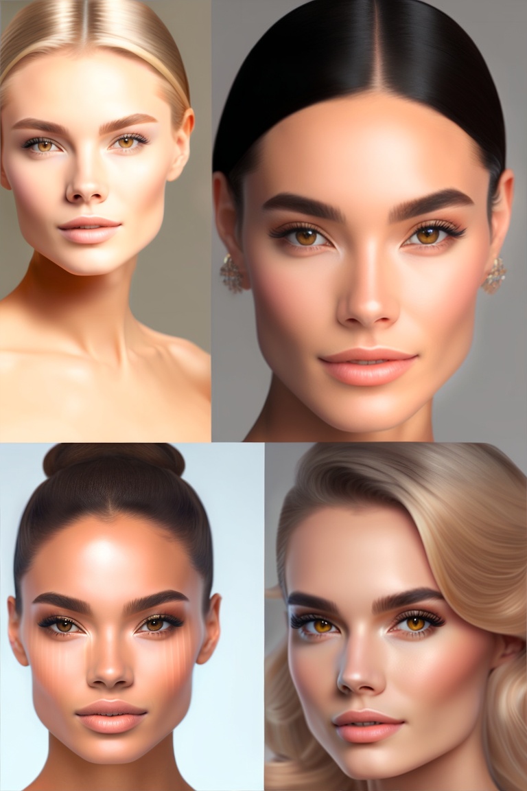 Lexica - Most beautiful lady whos Symmetry: A symmetrical face is often ...