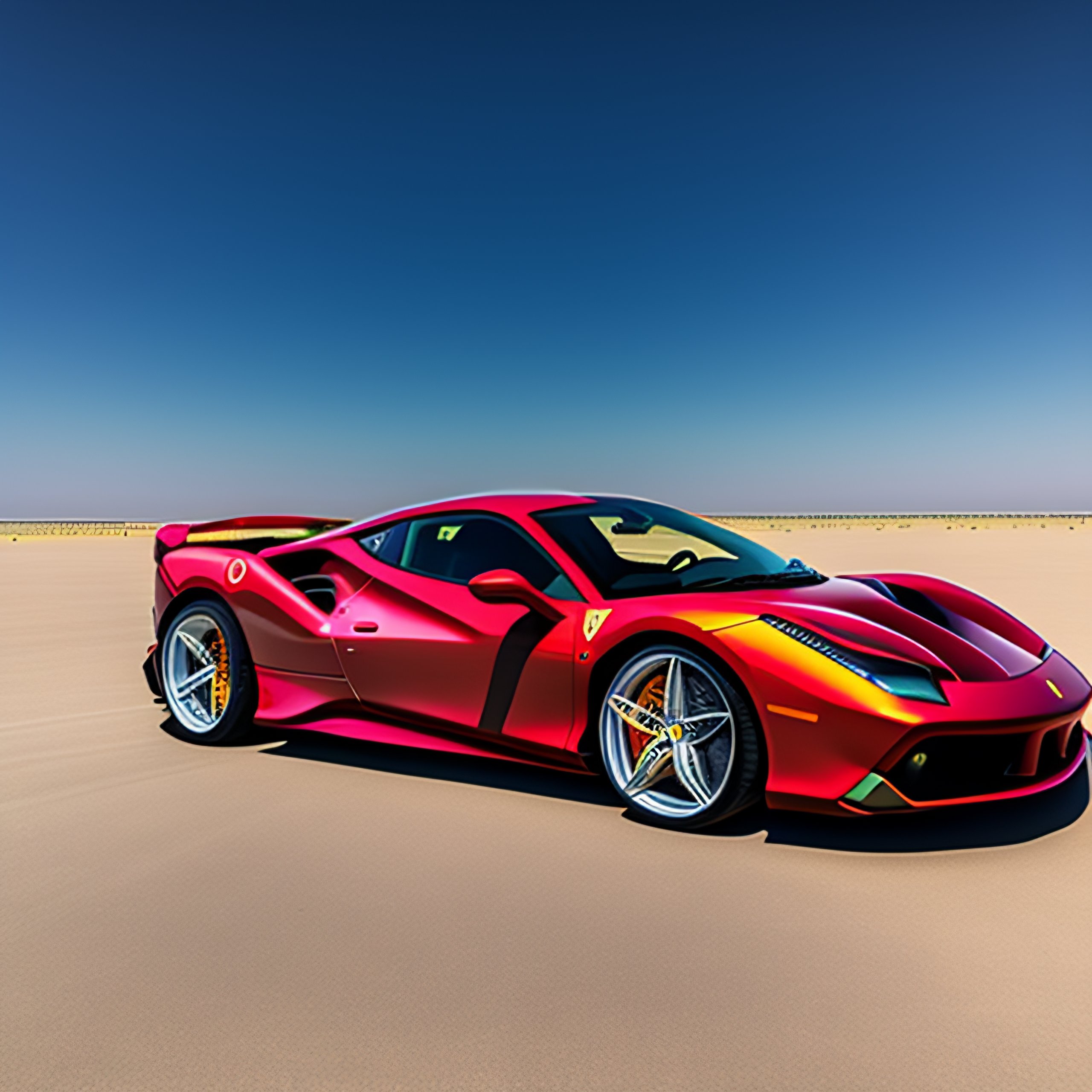 Lexica - Ferrari 488 astral plane