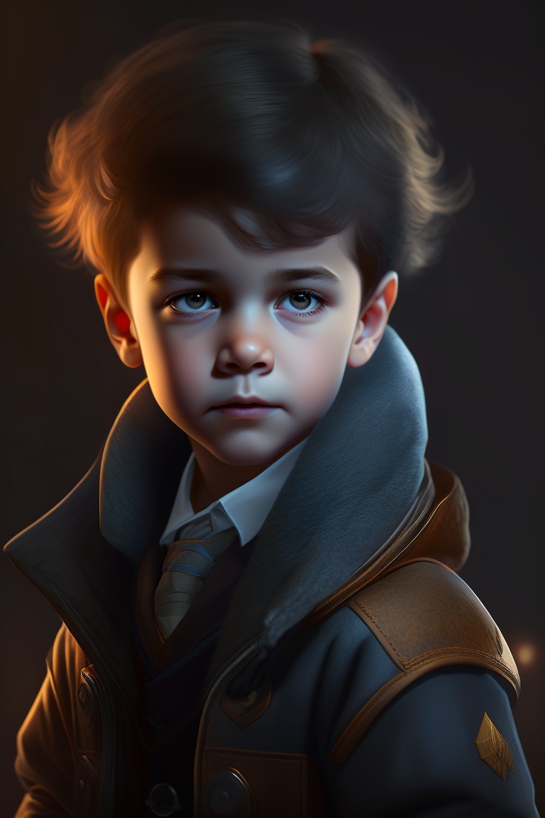 Lexica - A young boy scared of the dark, dark background, digital art, moonwalker, render ...