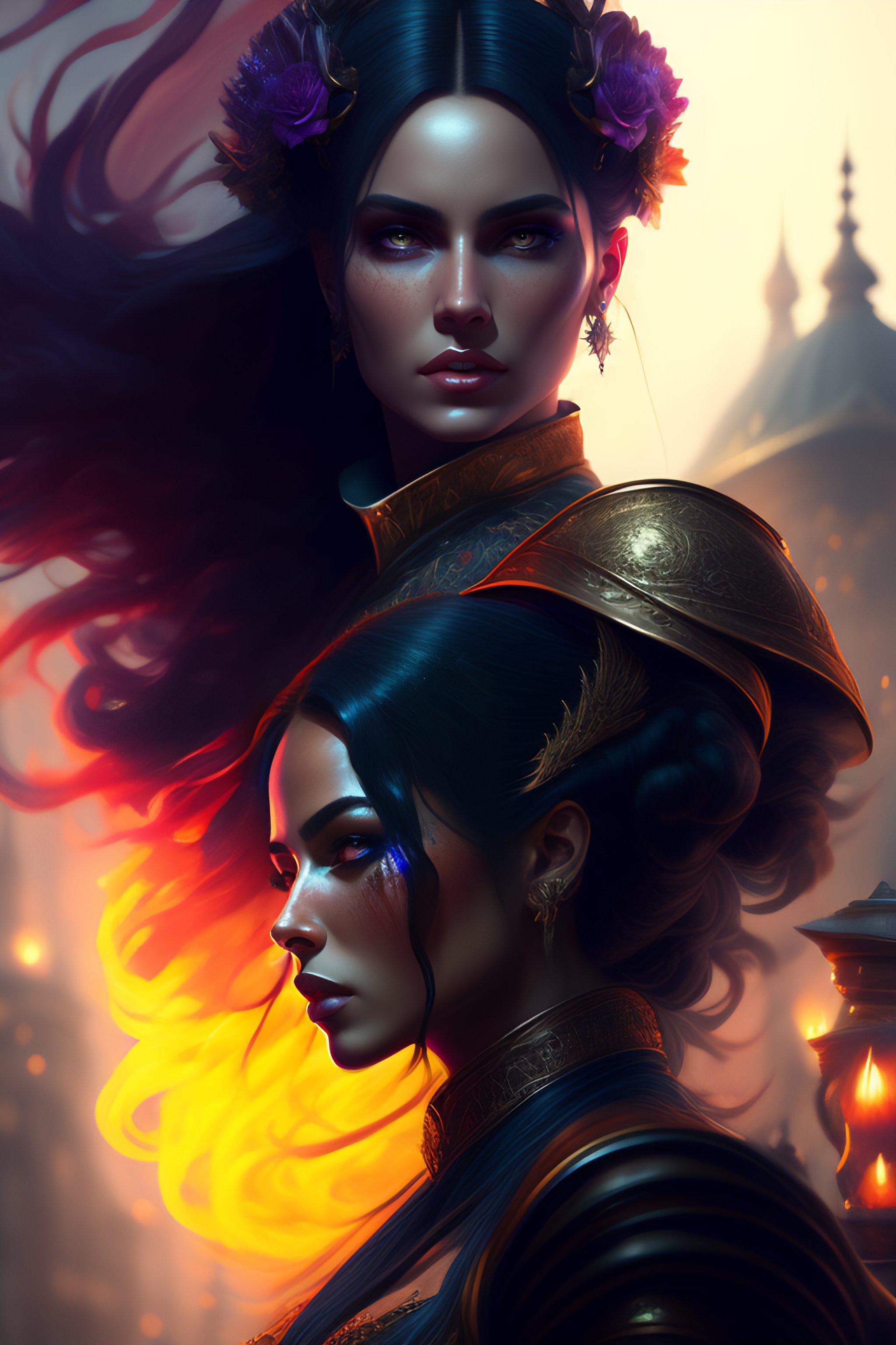 Lexica - "the evil lurks within", beautiful face, hyperdetailed eyes, a ...