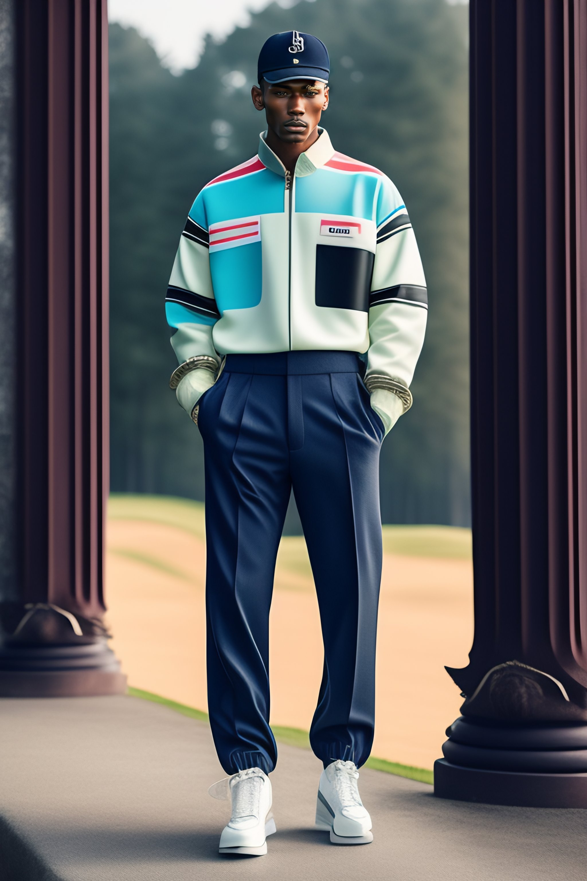 Lexica - Vintage golf inspired fashion runway winter season denim ...