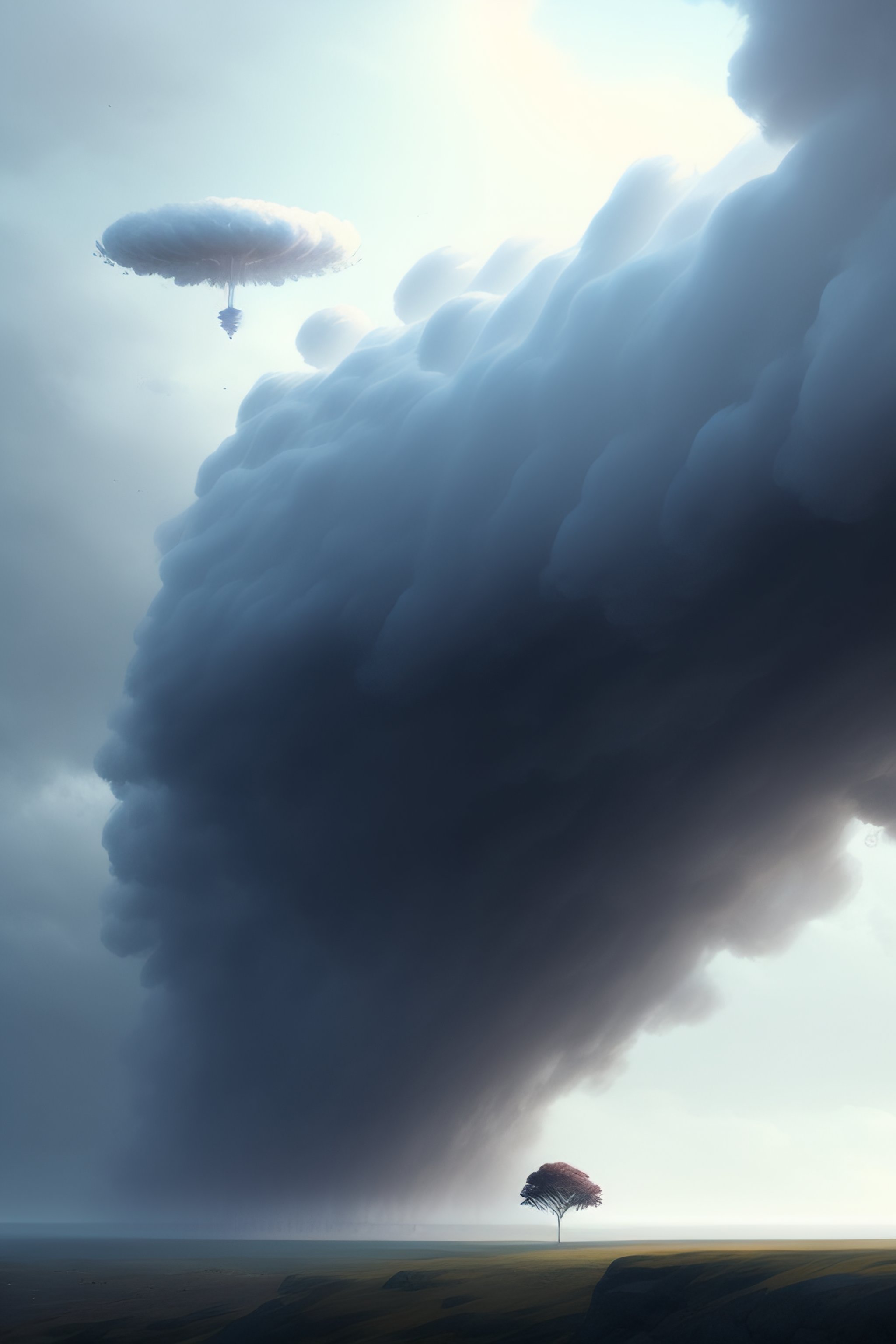 Lexica - Air elemental creature made of clouds, concept art, smooth ...