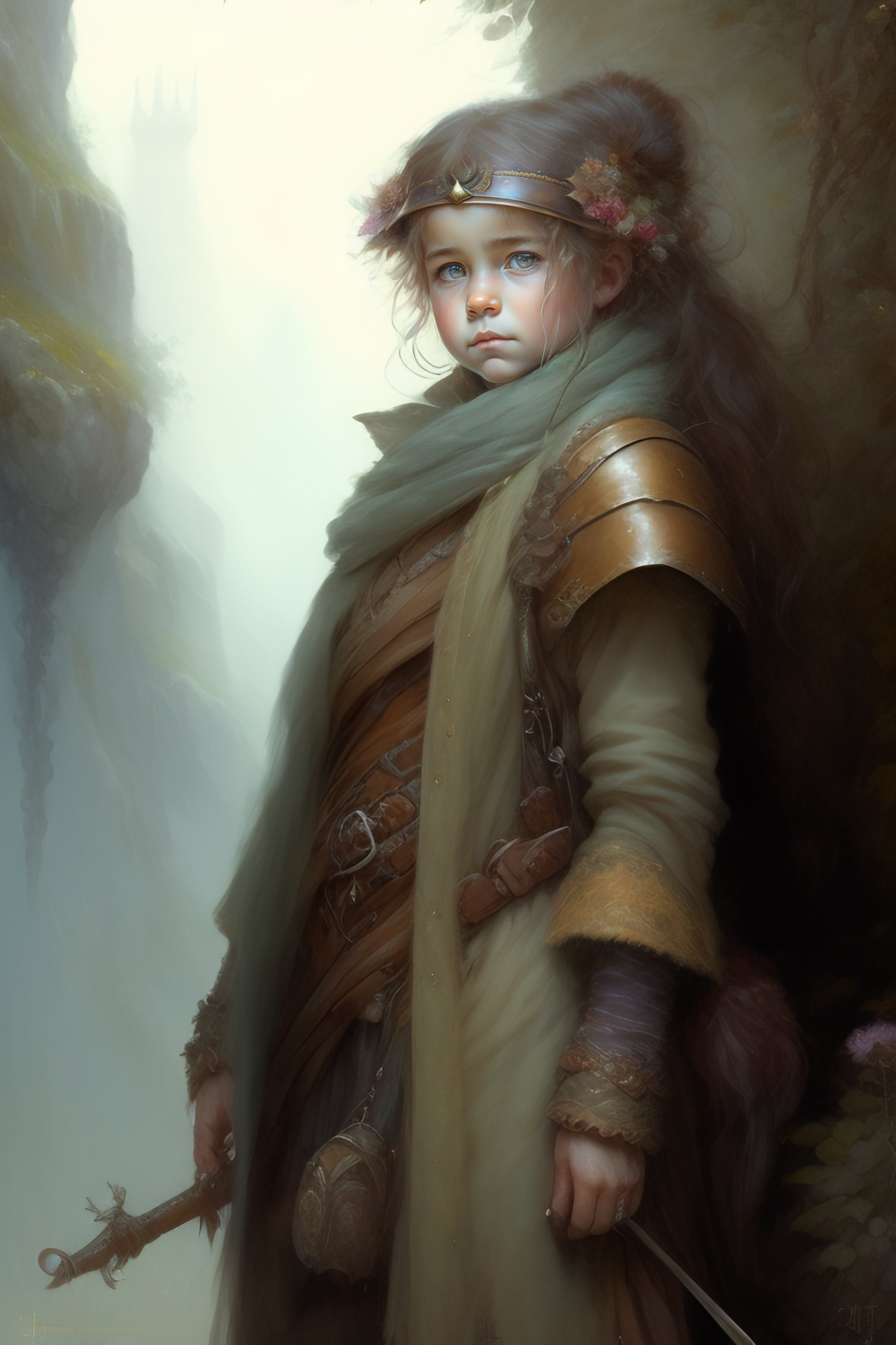 Lexica - Fantasy character . muted colors. by Jean-Baptiste Monge