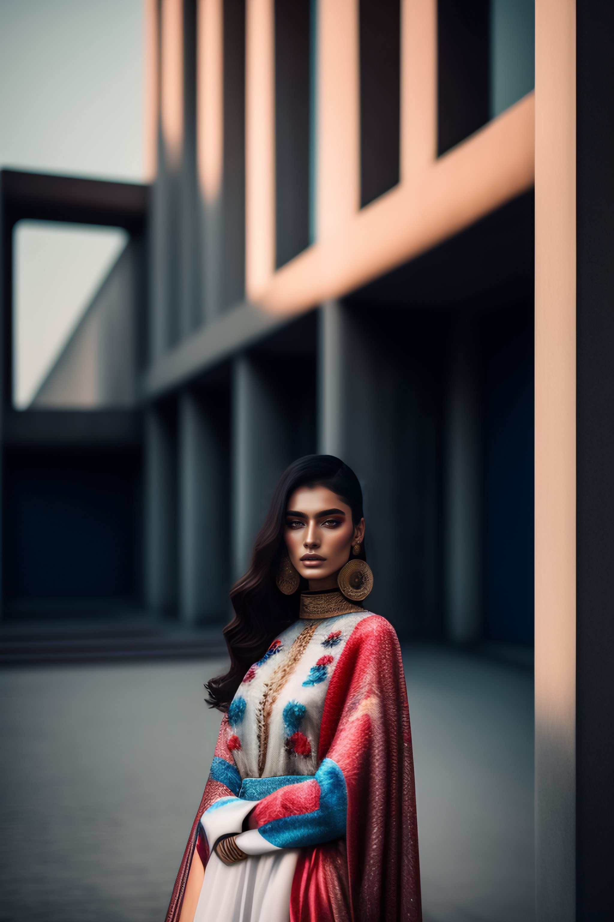 Lexica - Portrait of haute couture beautiful pakistani fashion model ...