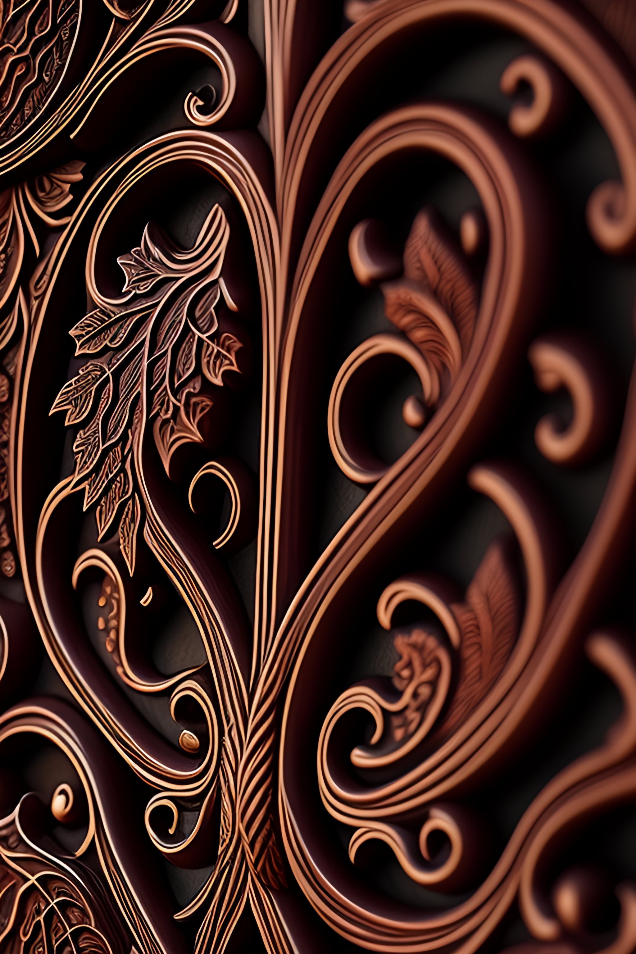 Lexica - Grape vines climbing, infinite detail, wood carving with ...