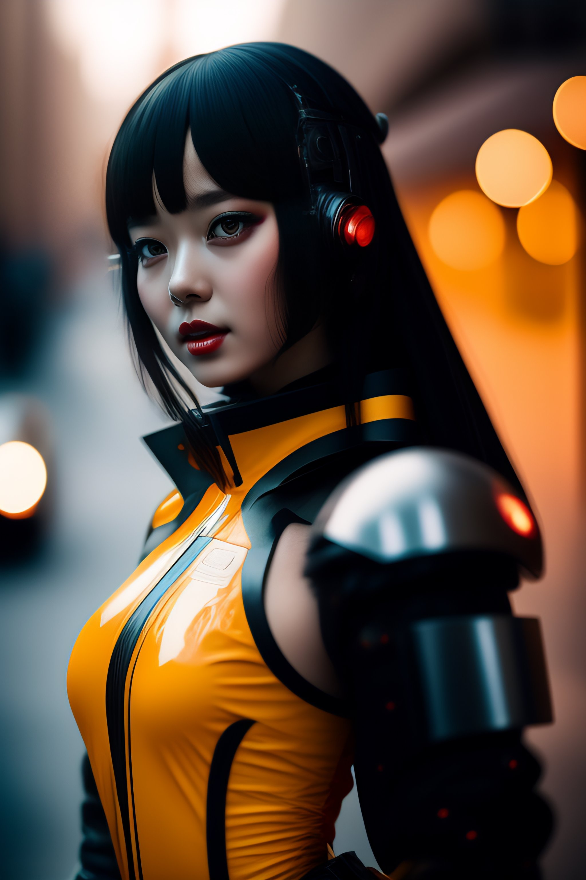 Lexica - Photoreal, cosplay, Cosplayer, cyber punk, Kanna Hashimoto ...
