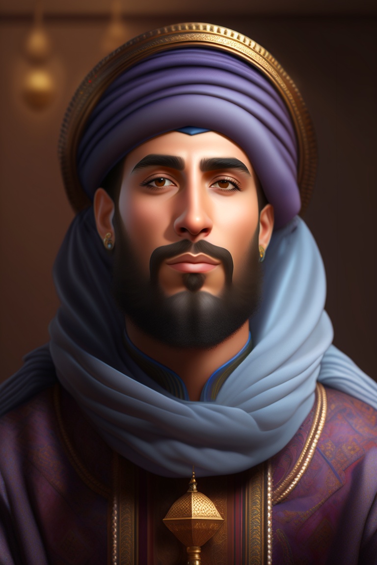 Lexica - Image of a arabic storyteller , realistic