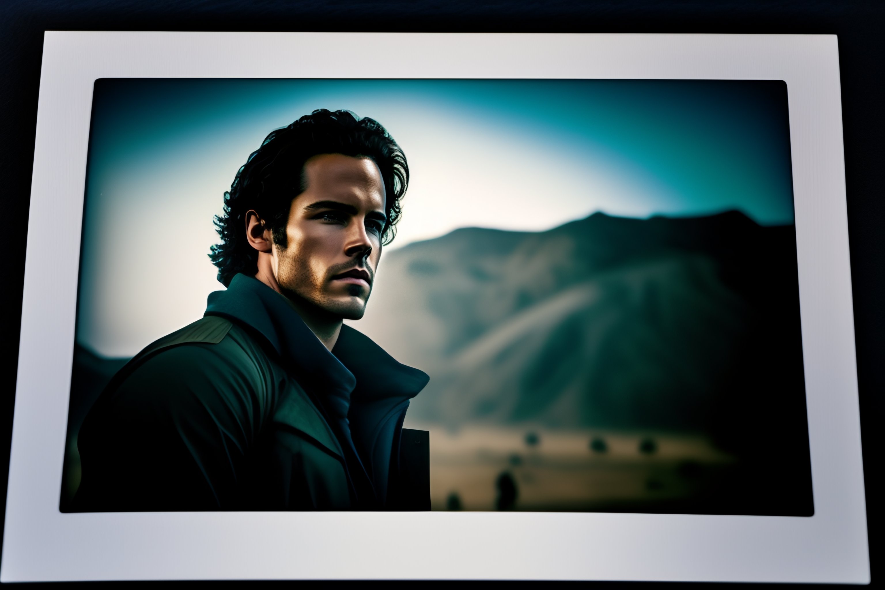 Lexica - Polaroid image of Mitch Rapp, from American Assassin novel, in ...