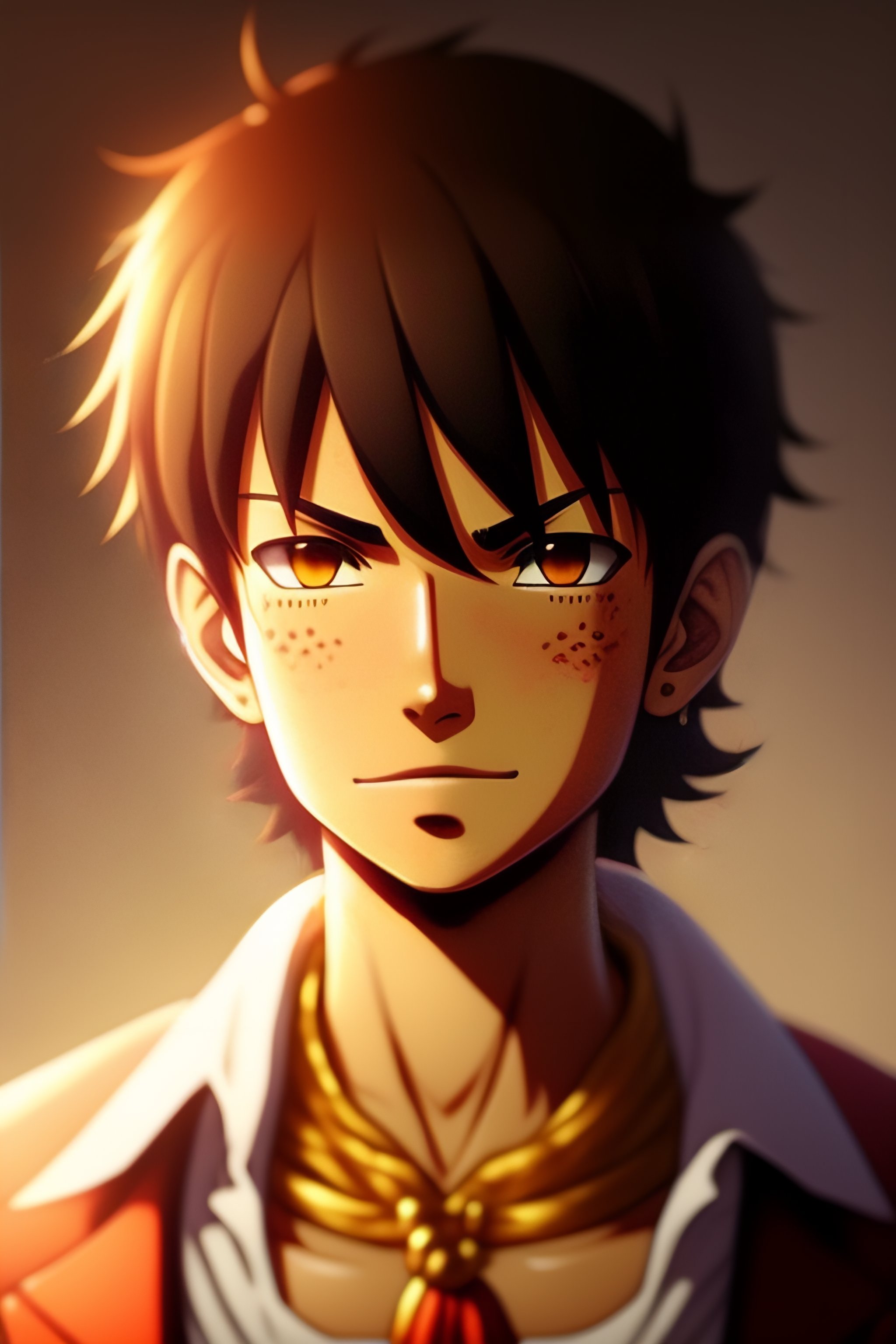Lexica - Indian luffy, anime, simple, brown