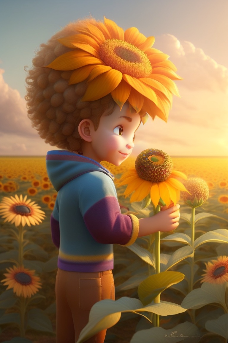 Lexica - Once upon a time, in a sunny meadow, there lived a little seed named Sammy. Sammy was ...