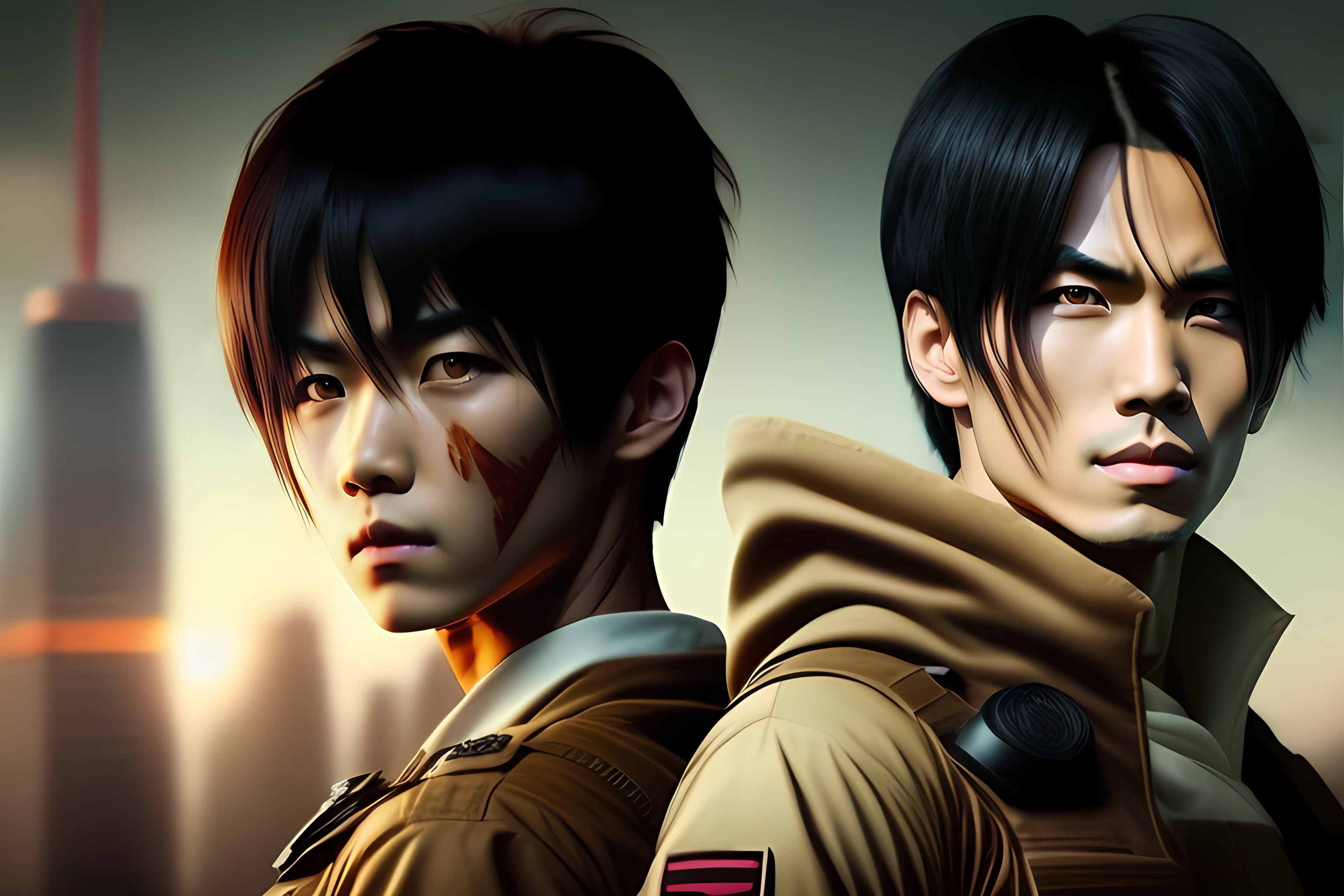 Lexica - Attack on Titan eren real life