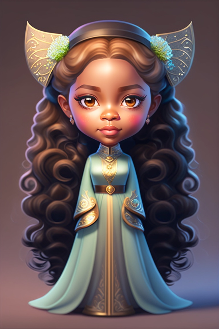 Lexica - Beyonce as, comfy elvish chibi goddess
