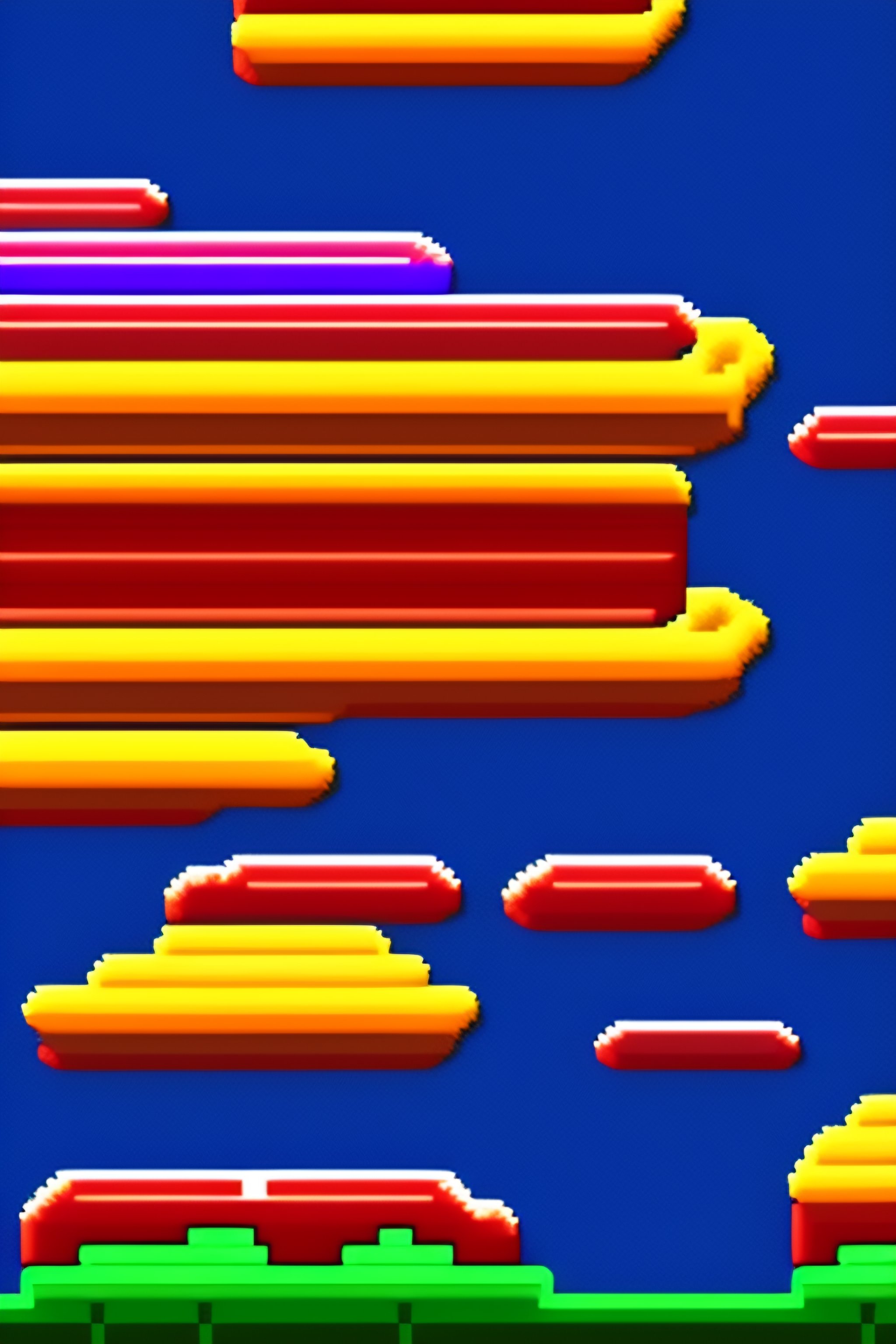 Lexica - Pixel art shmup level background