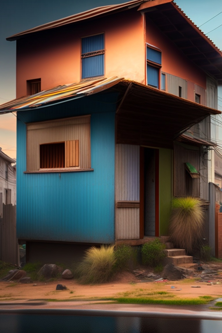 Lexica - Challenging living conditions, such as dilapidated houses ...