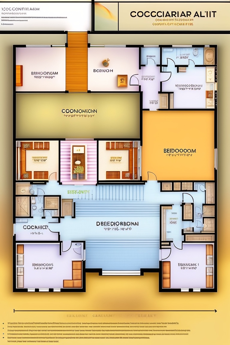 Lexica - Floor plan of coconut Handicrafts art gallery which is ...