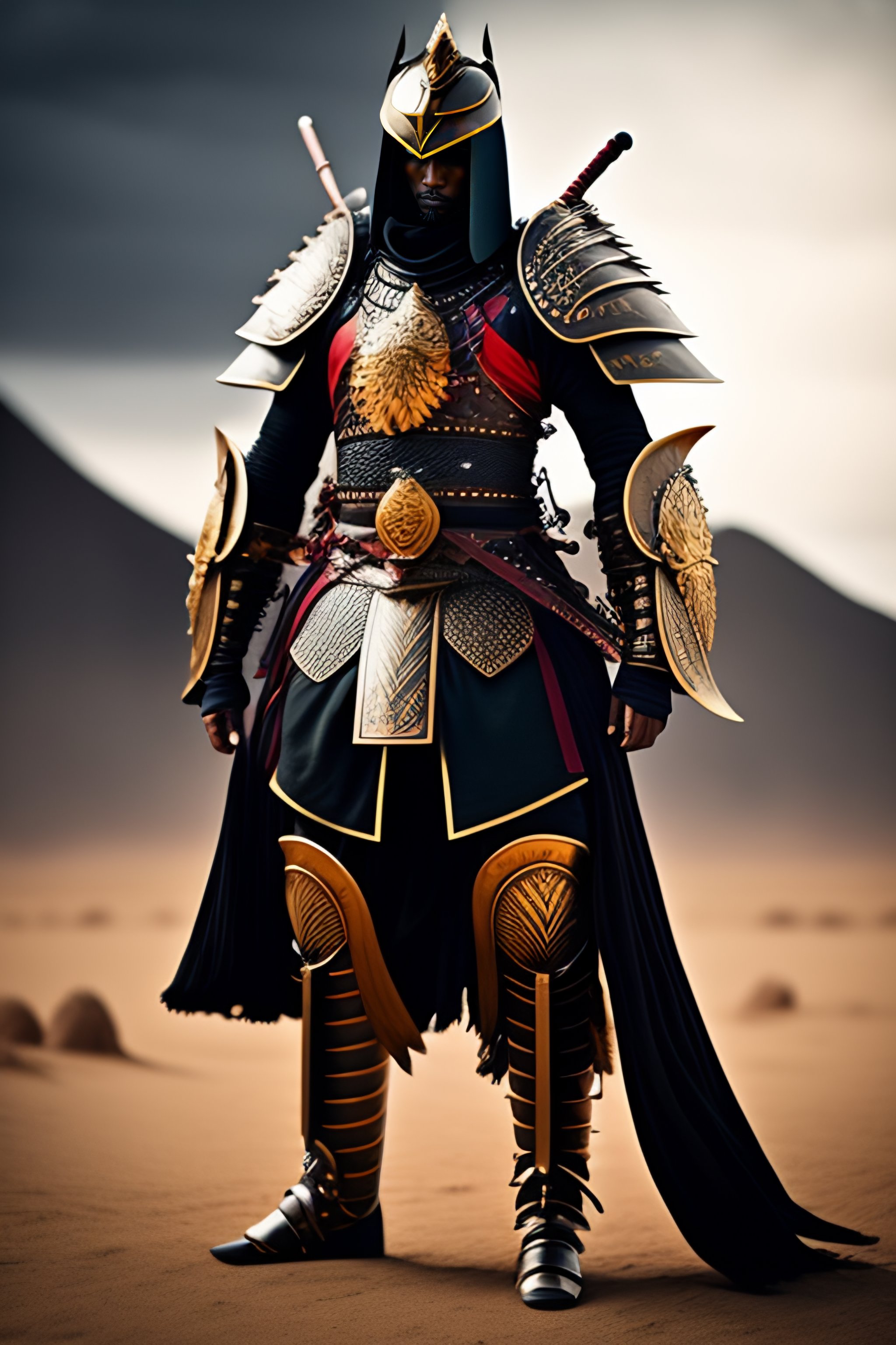 Lexica - Warrior in a burnt land, extremely highly detailed futuristic ...