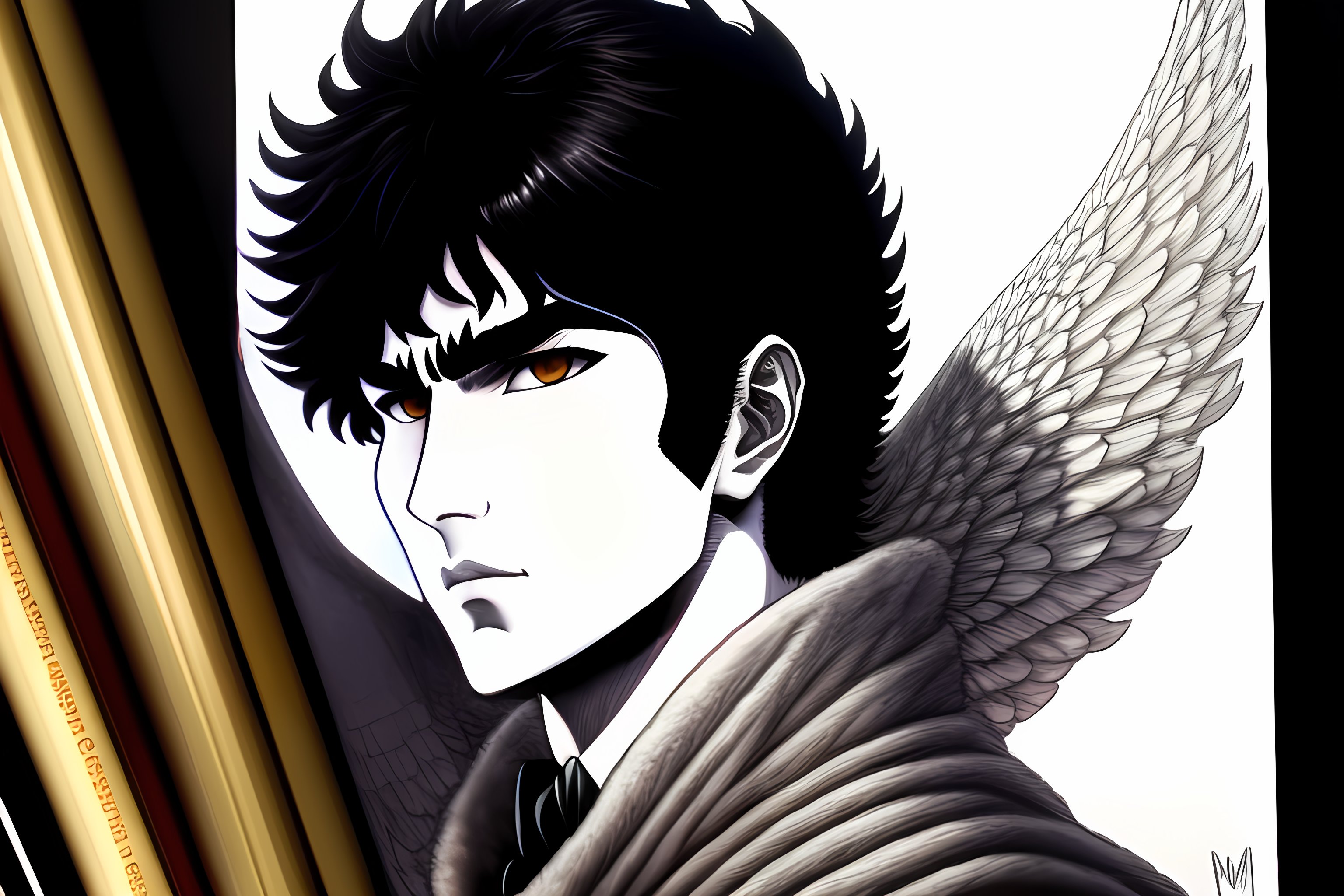 Lexica - Kentaru miura drawning of a angel