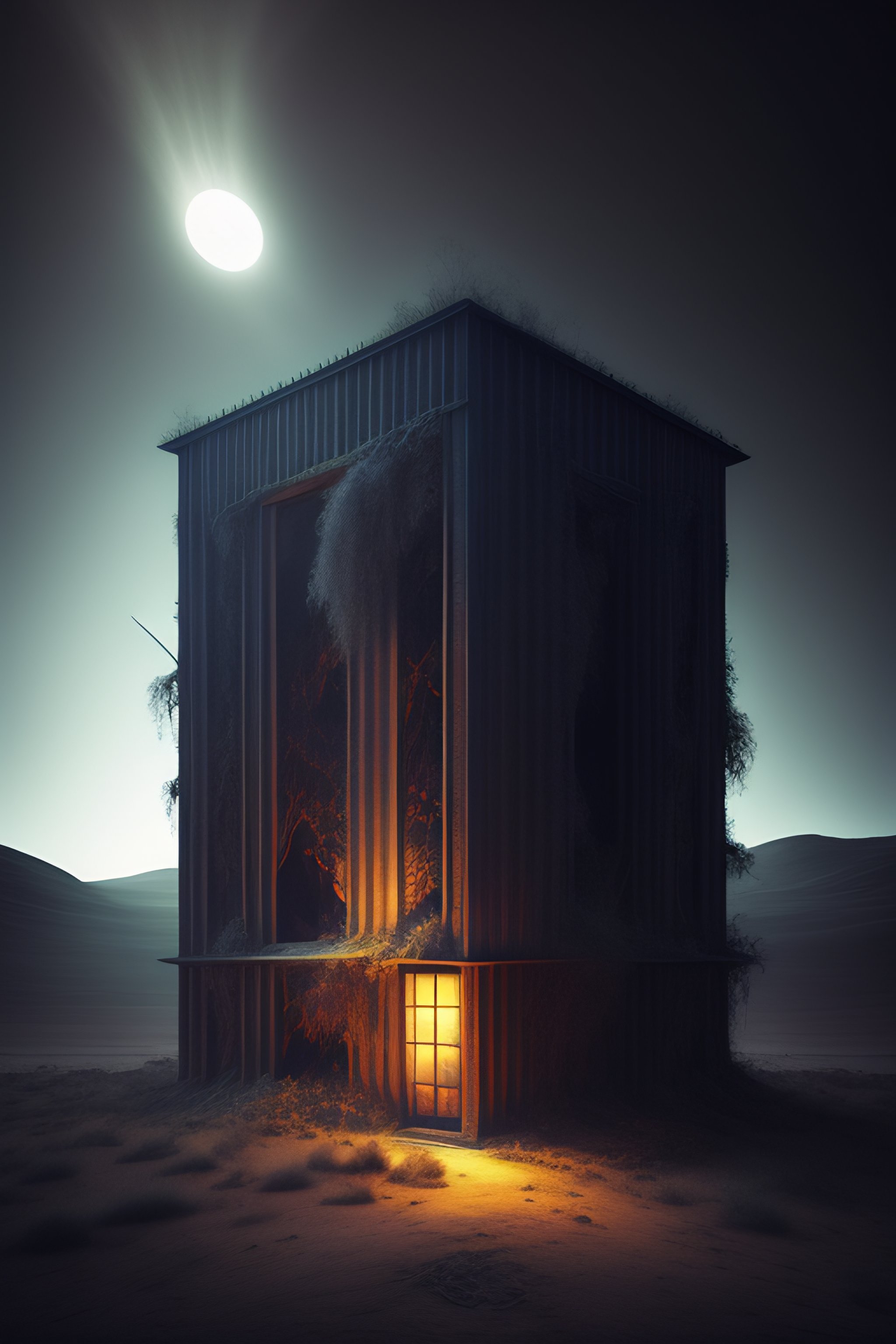 Lexica - Still life of old, earthlike cottage on exoplanet in heaven ...