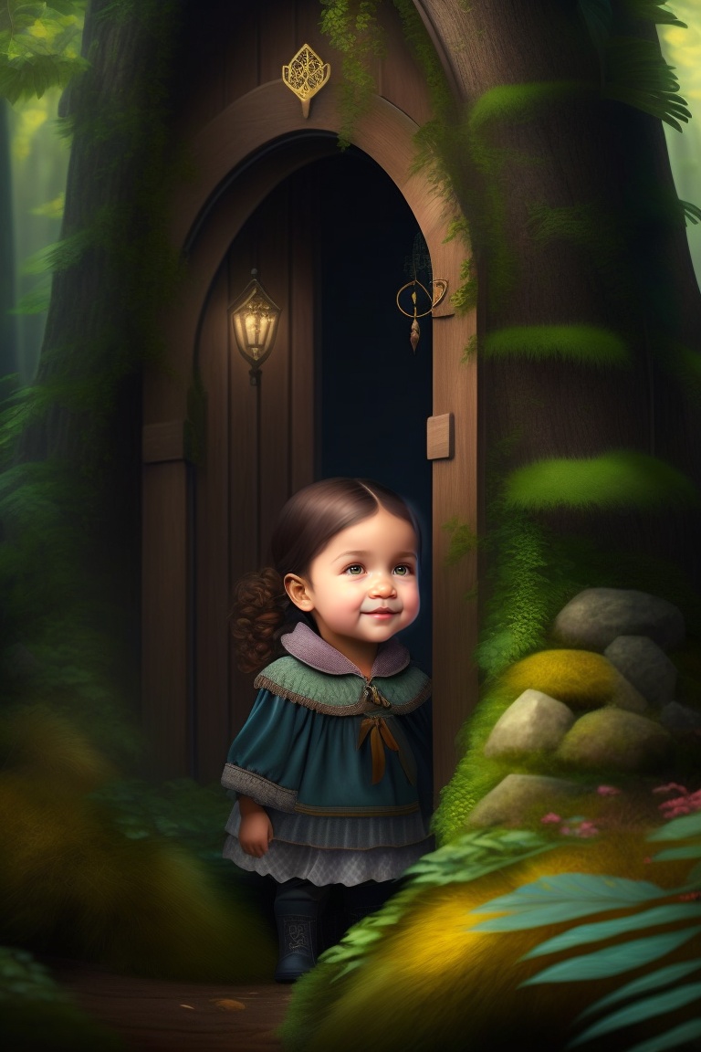 Lexica - Once upon a time, there was a baby girl named Fern who lived ...