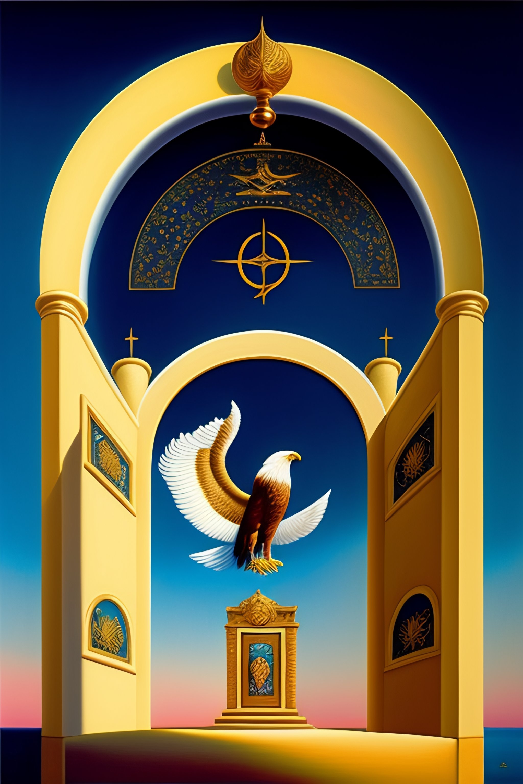 Lexica - In the corners of the Wheel of Fortune card are four winged ...
