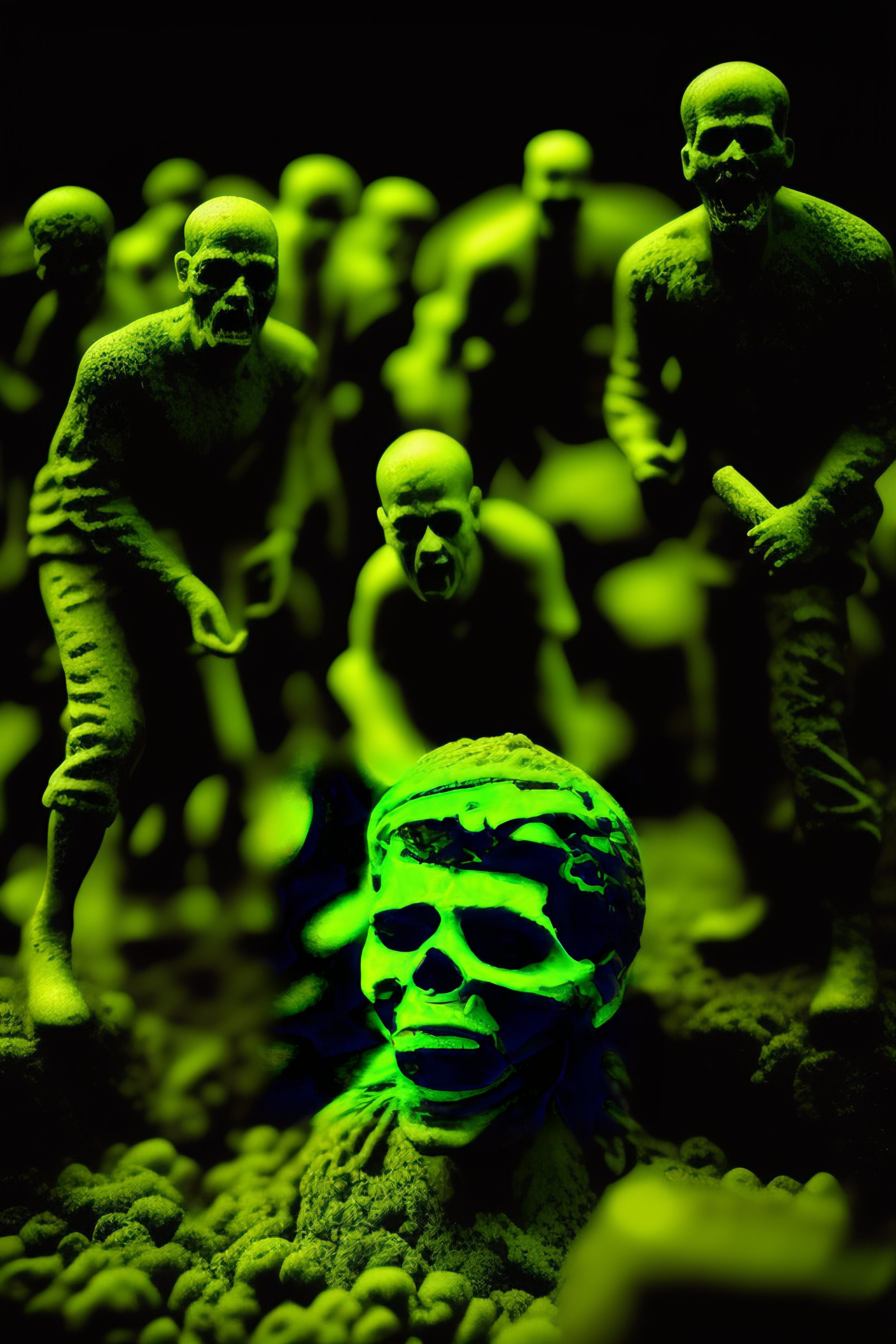 Lexica - Zombies decay in bile green hell