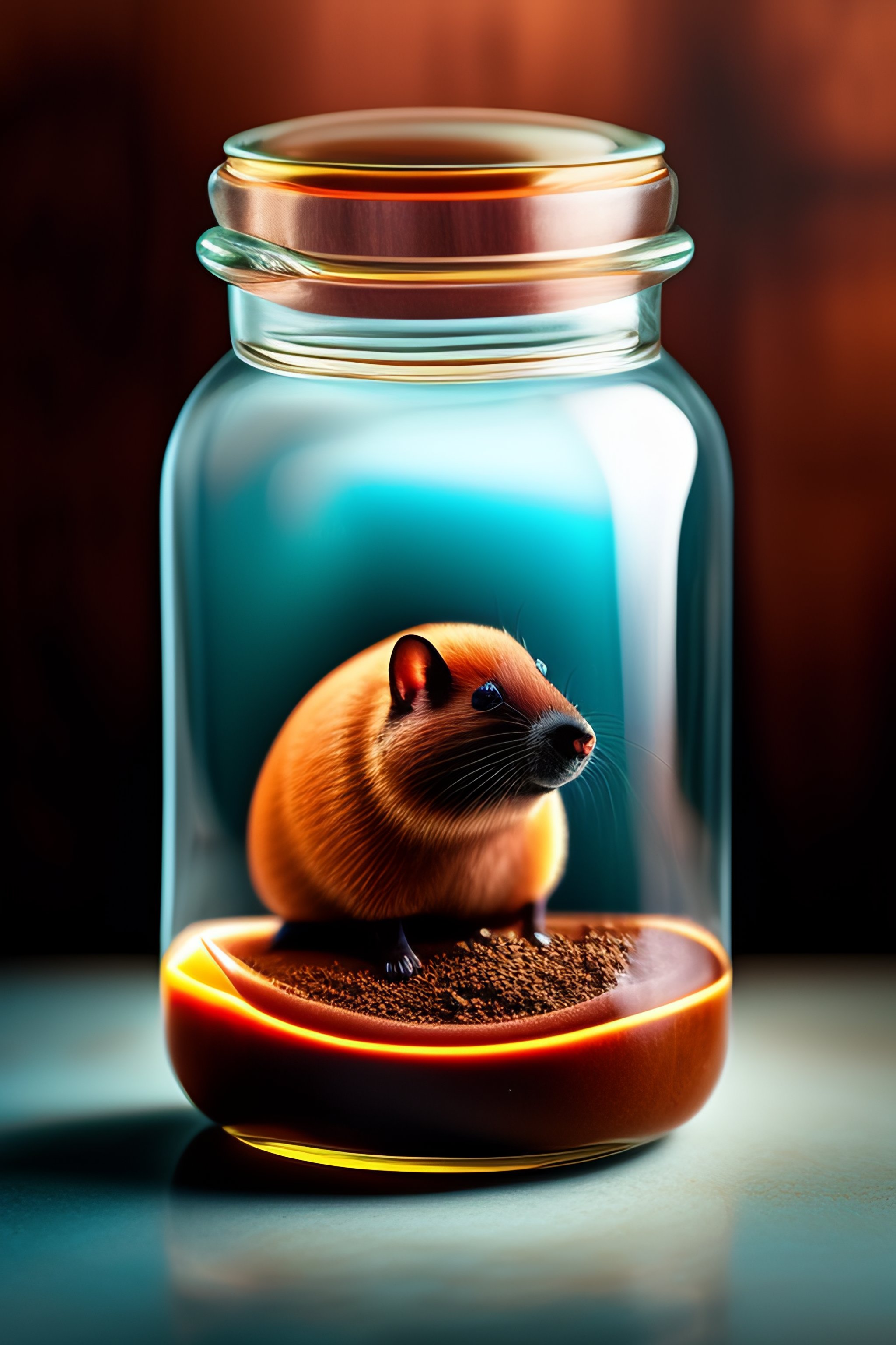 Lexica - A mole in a glass jar