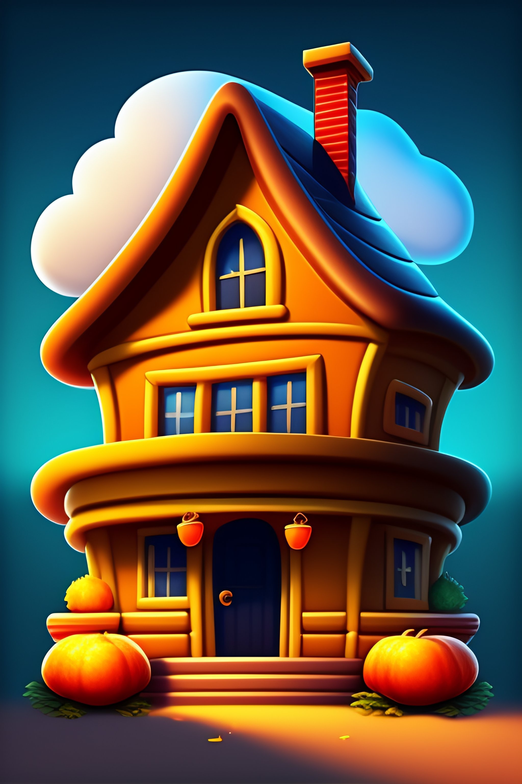 Lexica - IOS icon, hallowmas house