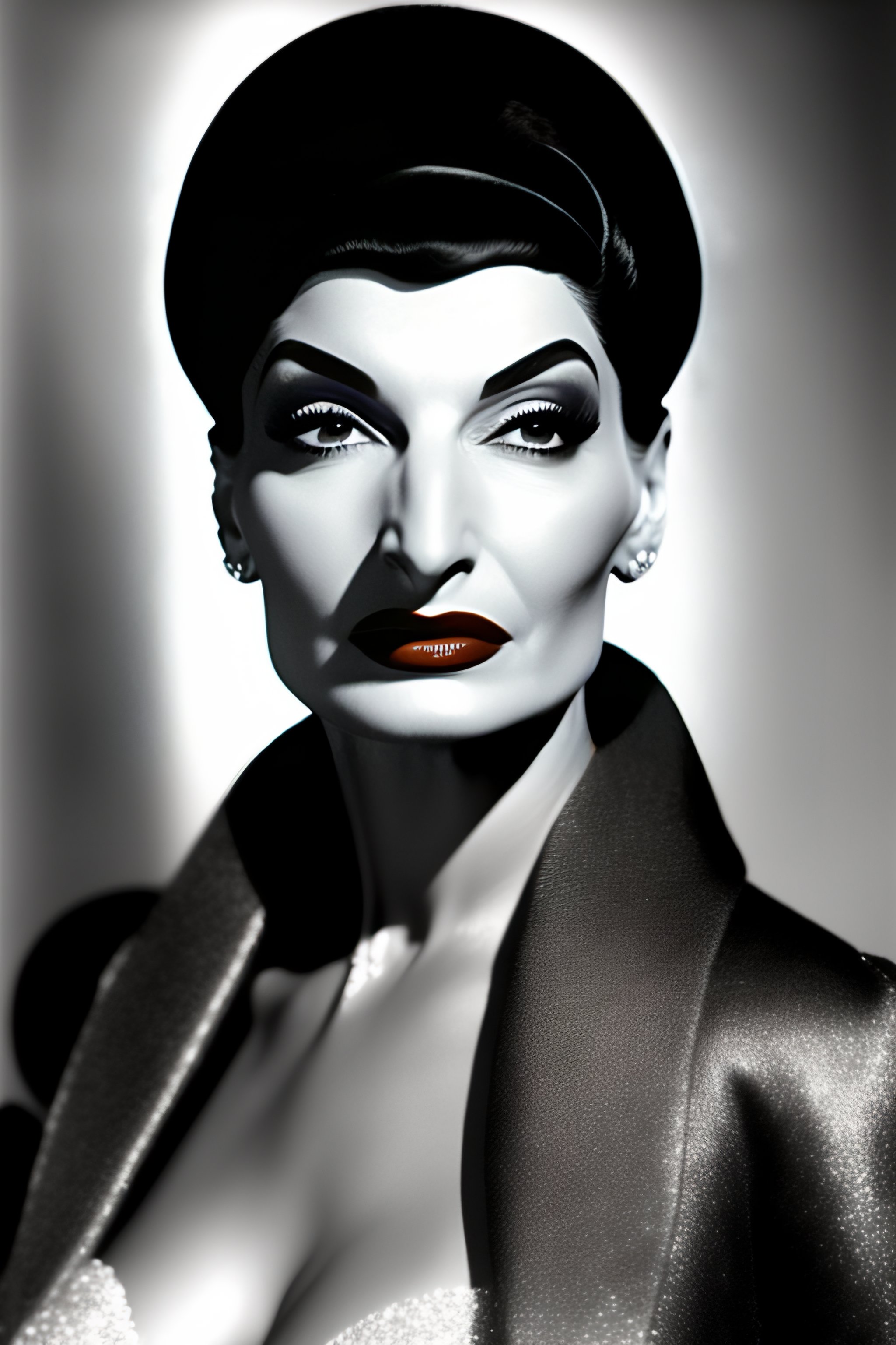 Lexica - Full body maria callas tight face skin, smaller nose, no ...