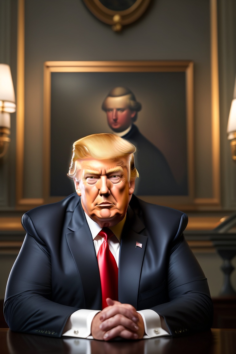 Lexica - Donald Trump, president, looking at camera, super realistic ...