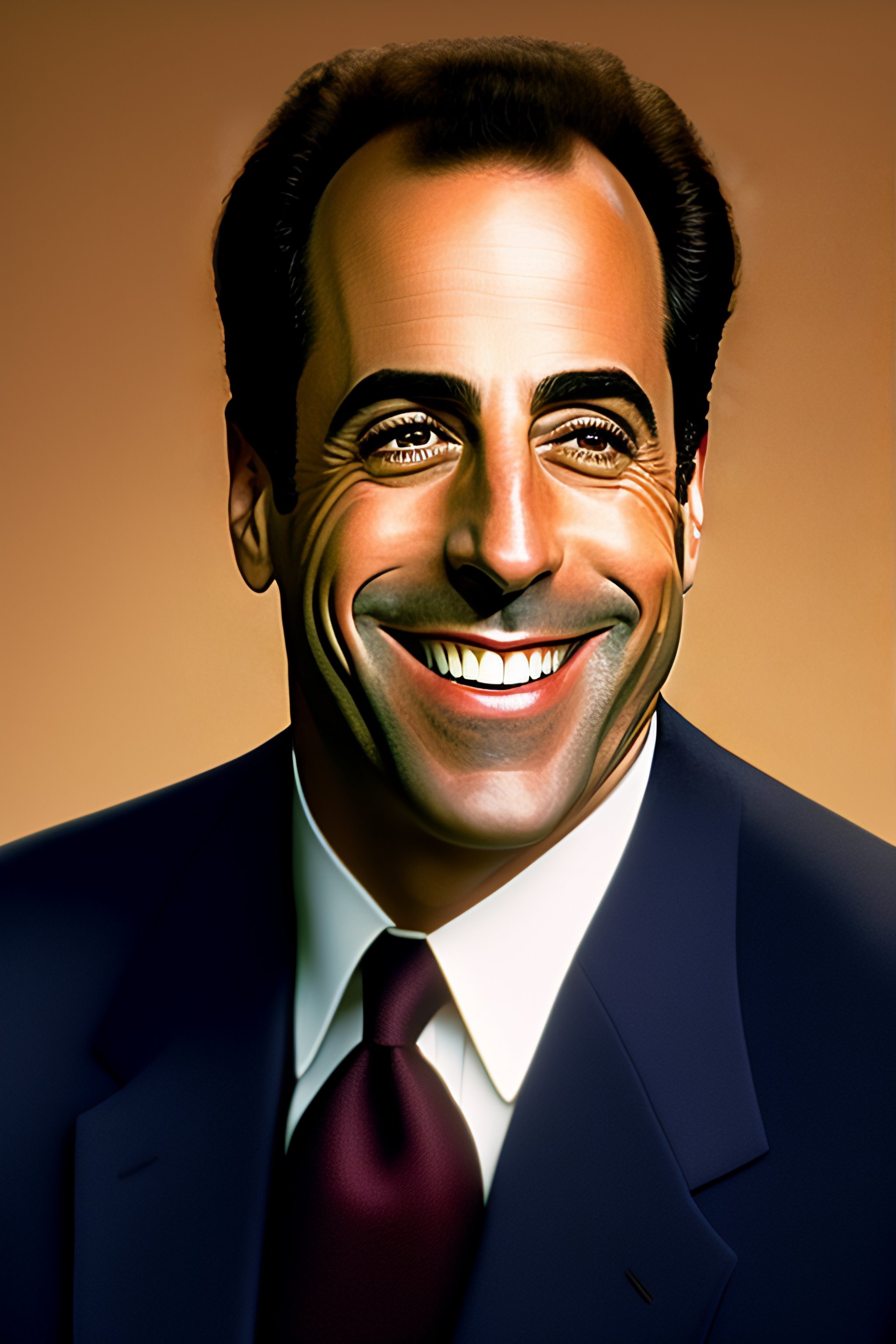 Lexica - Jerry seinfeld shrugging and smiling