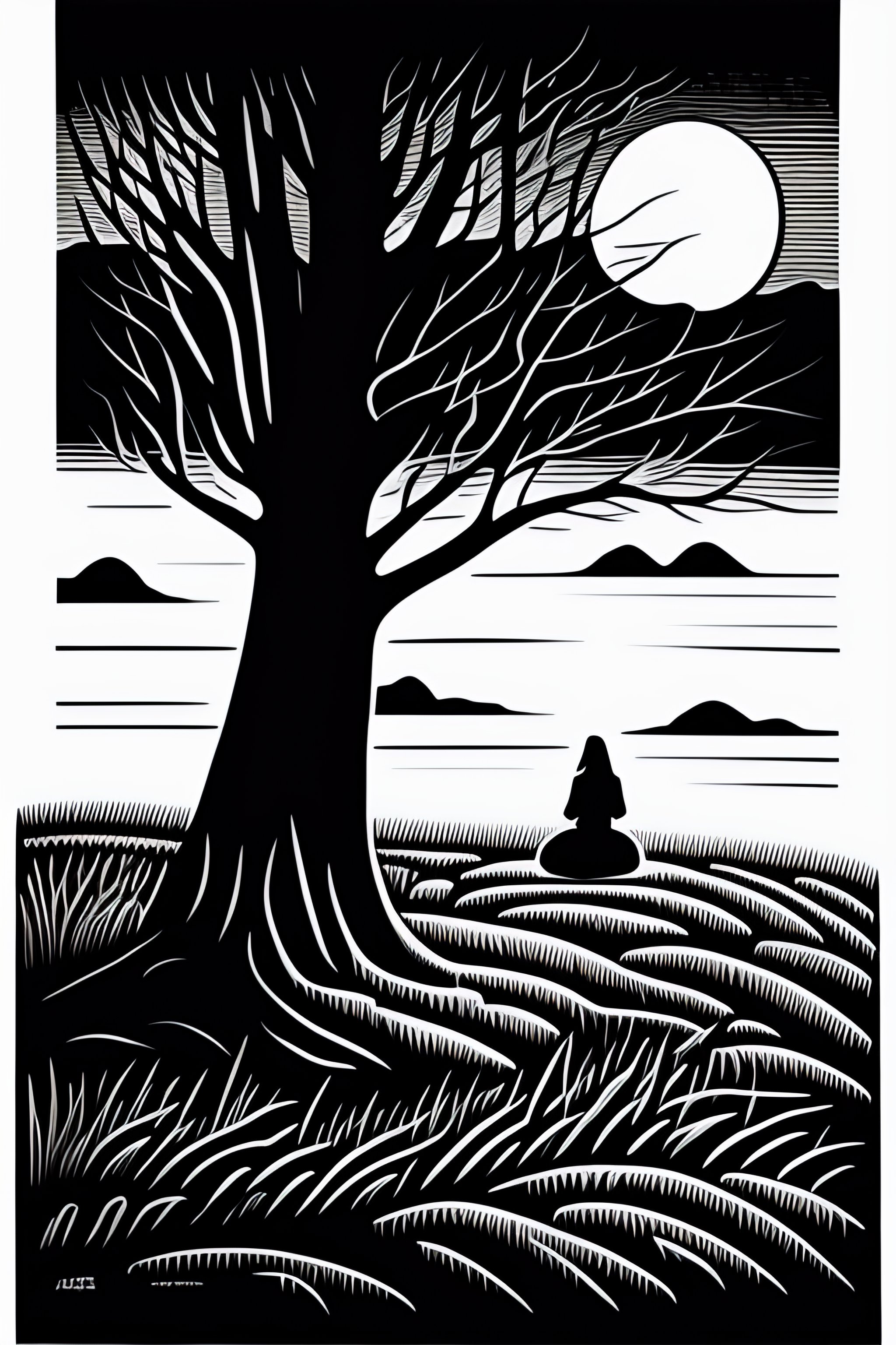 Examples Of Contrast In Art Black And White
