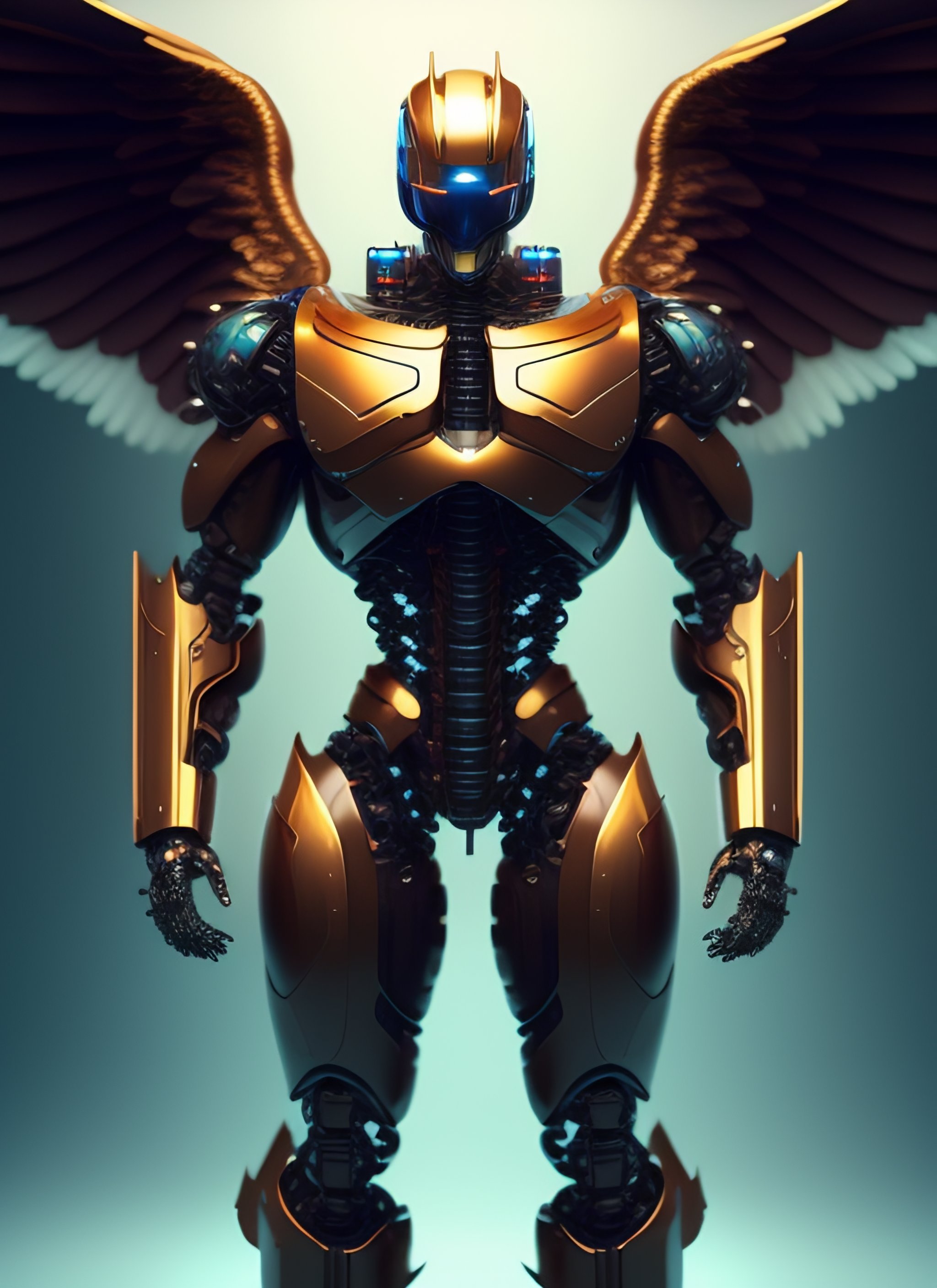 Lexica - Robot anthropomorphic,with human skeleton,muscle fibers,demi ...