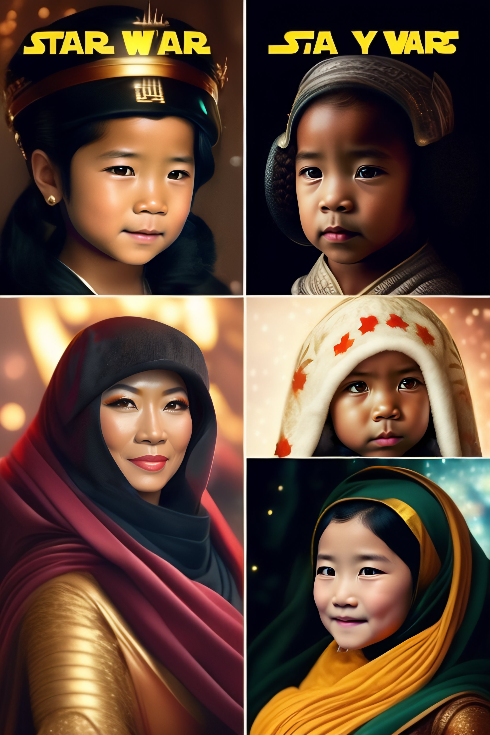 Lexica - Star Wars characters celebrating new year 2023