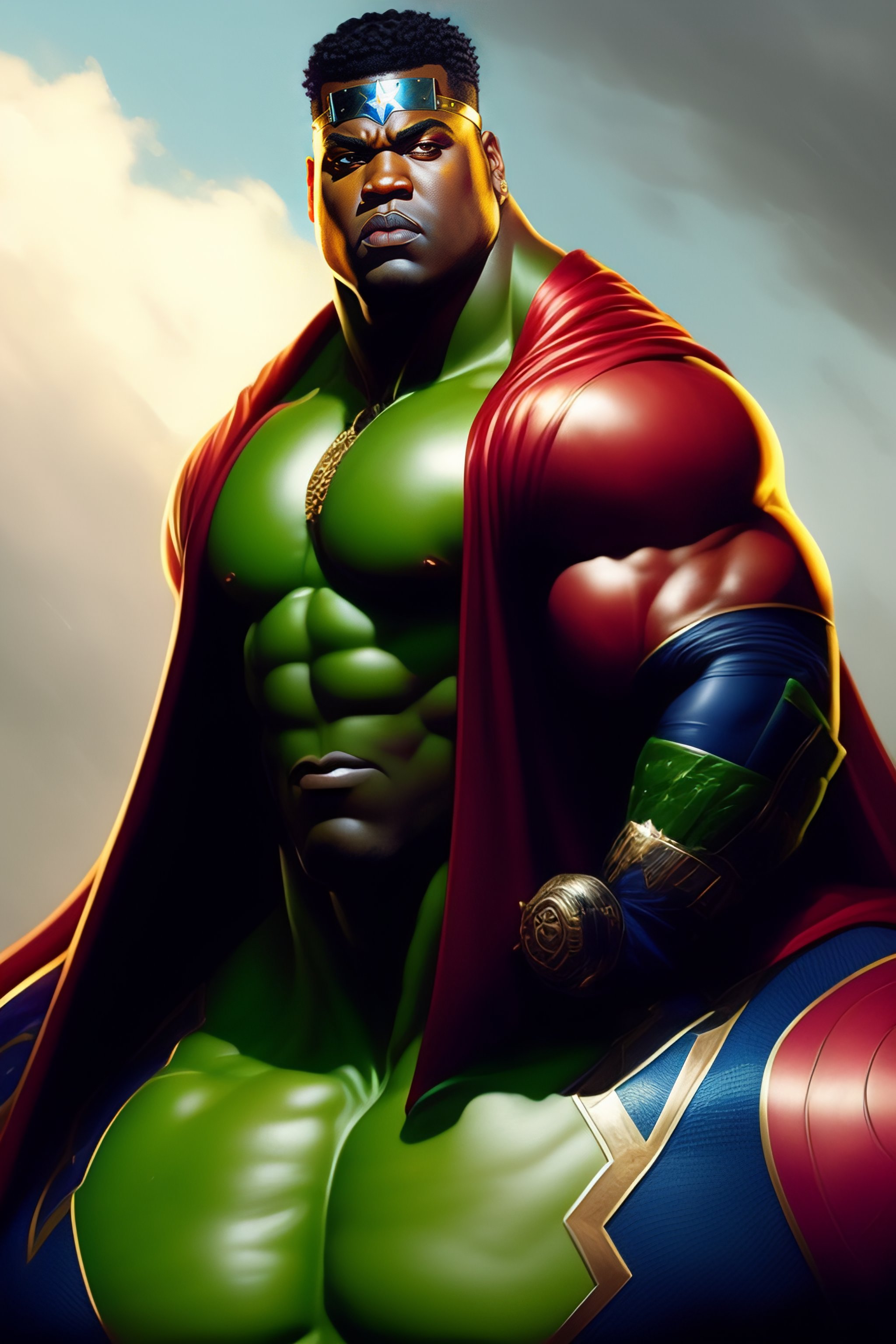 Lexica - Portrait of rap artist christopher wallace dressed as ...