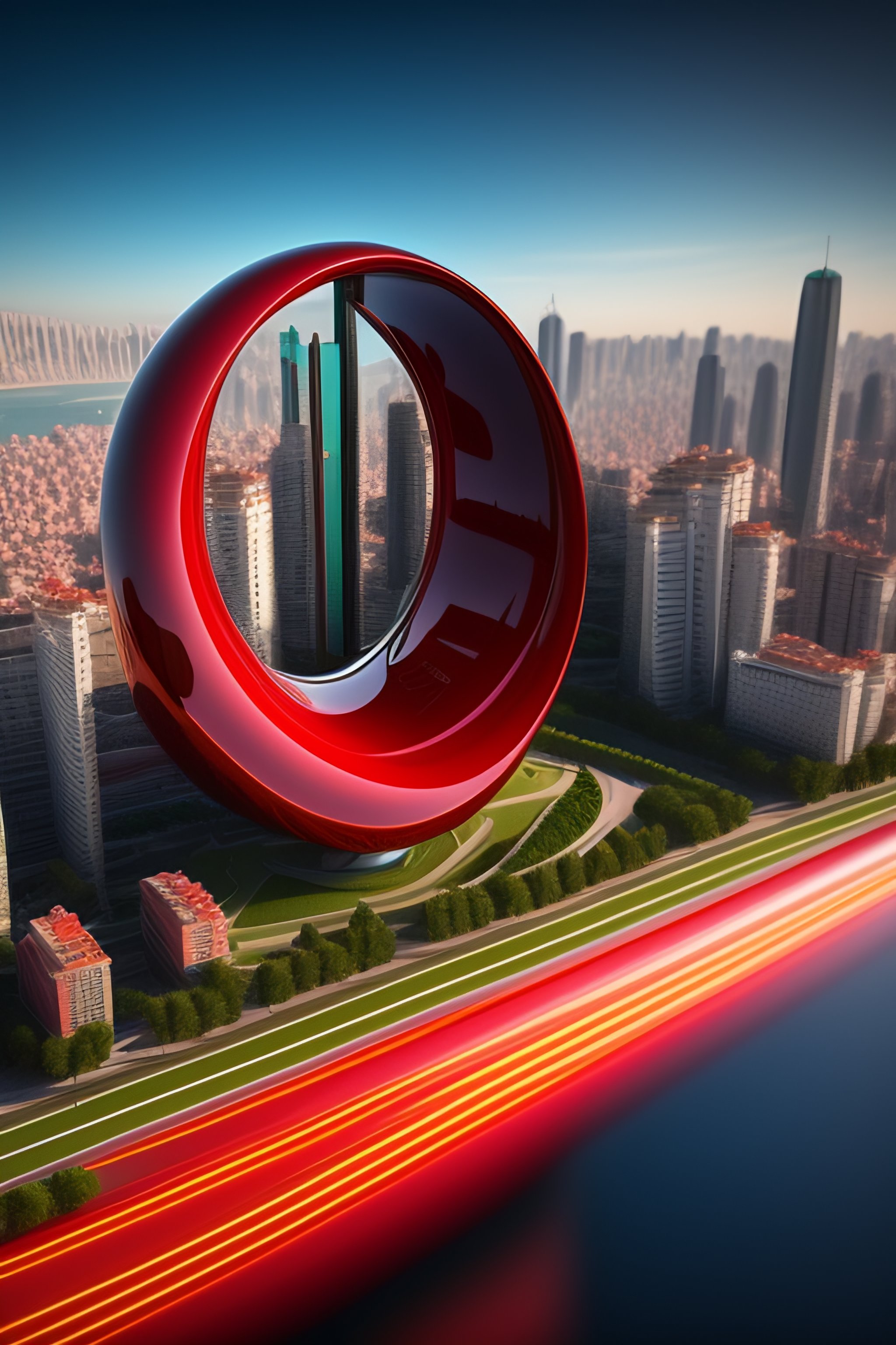 Lexica - 3d render of a red location pin, pin dropped on Levent ...