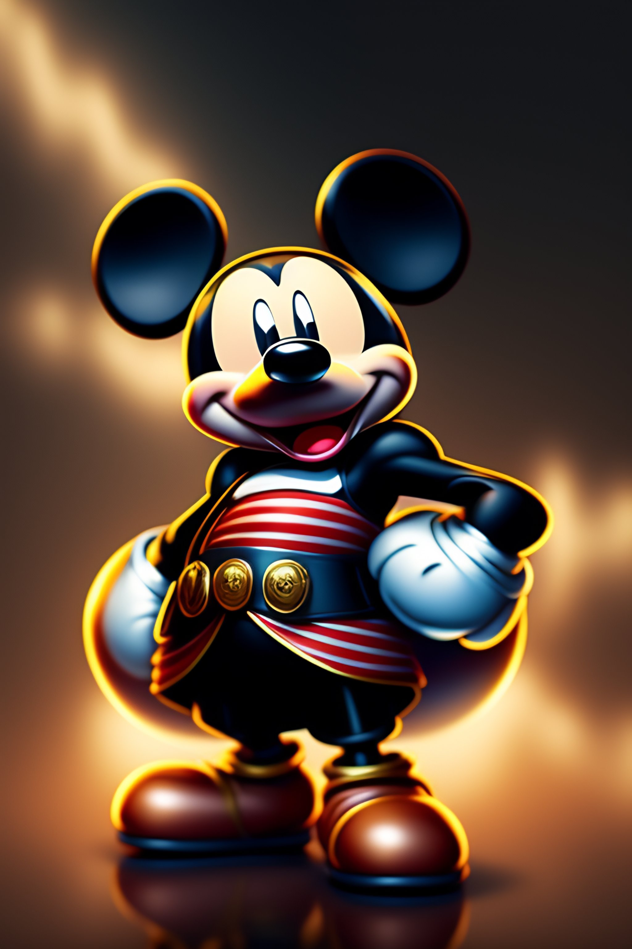Lexica - Mickey mouse as an evil dictator.