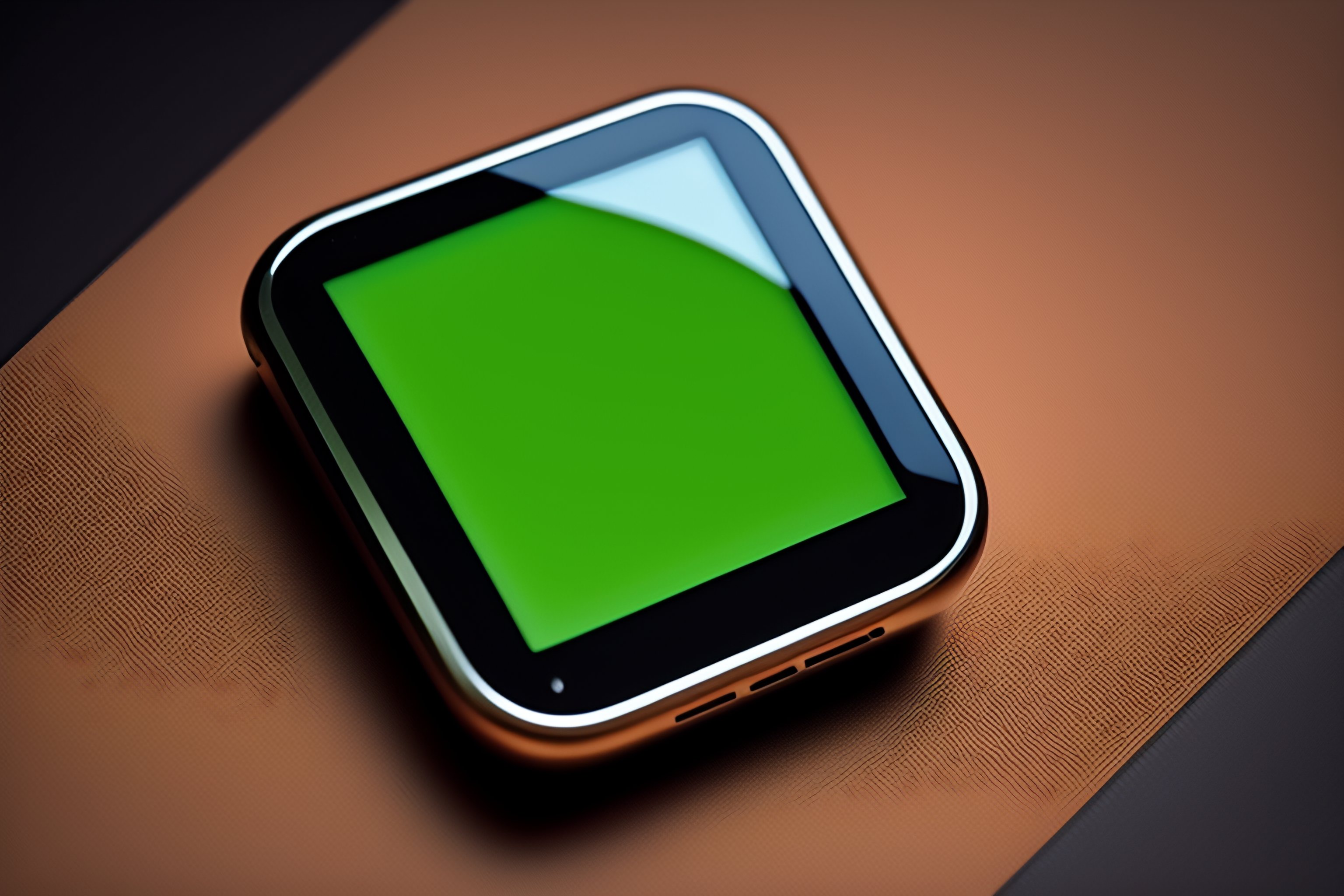Lexica - A square Ios app icon design of a skeuomorphic gameboy, front view