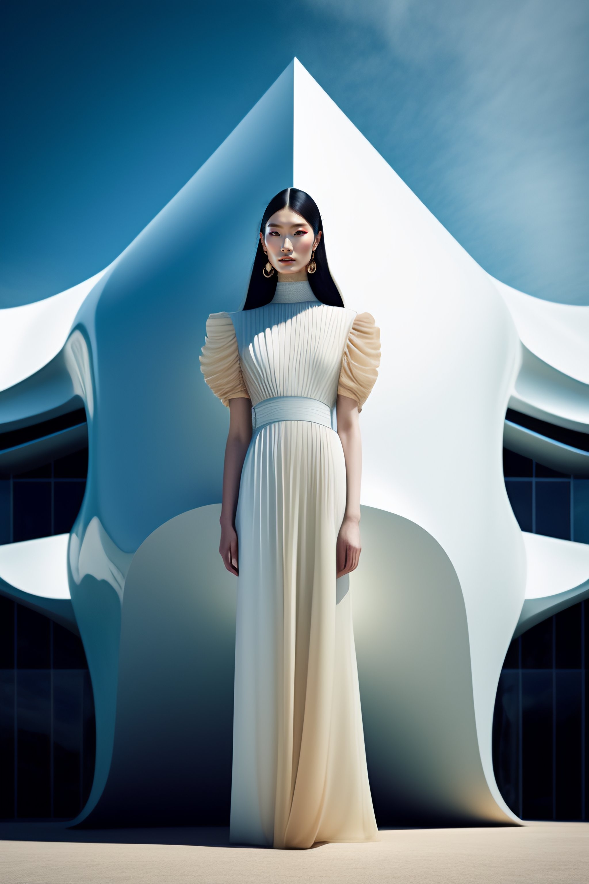 Lexica - Haute Couture Fashion Model in the style of Kinfolk Magazine ...