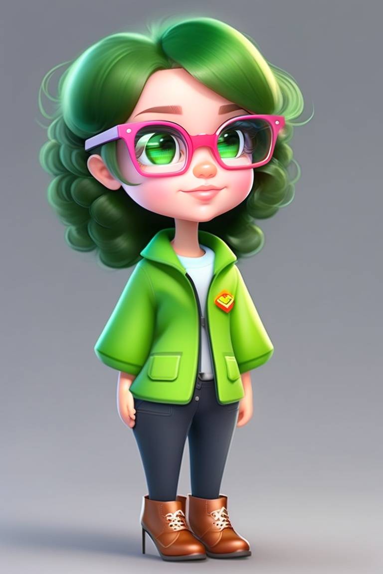 Lexica - Design me a cute and charming cartoon character, with fluffy ...