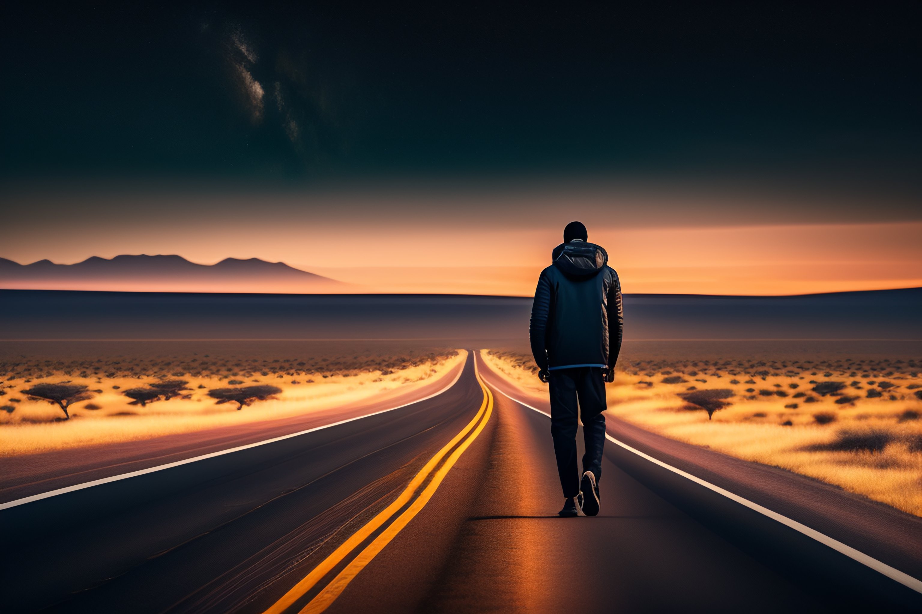 Walking Long Road Alone