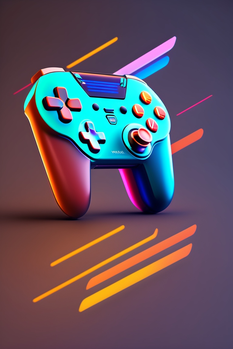 Lexica - . A stylized in bold, futuristic font with a gaming controller ...