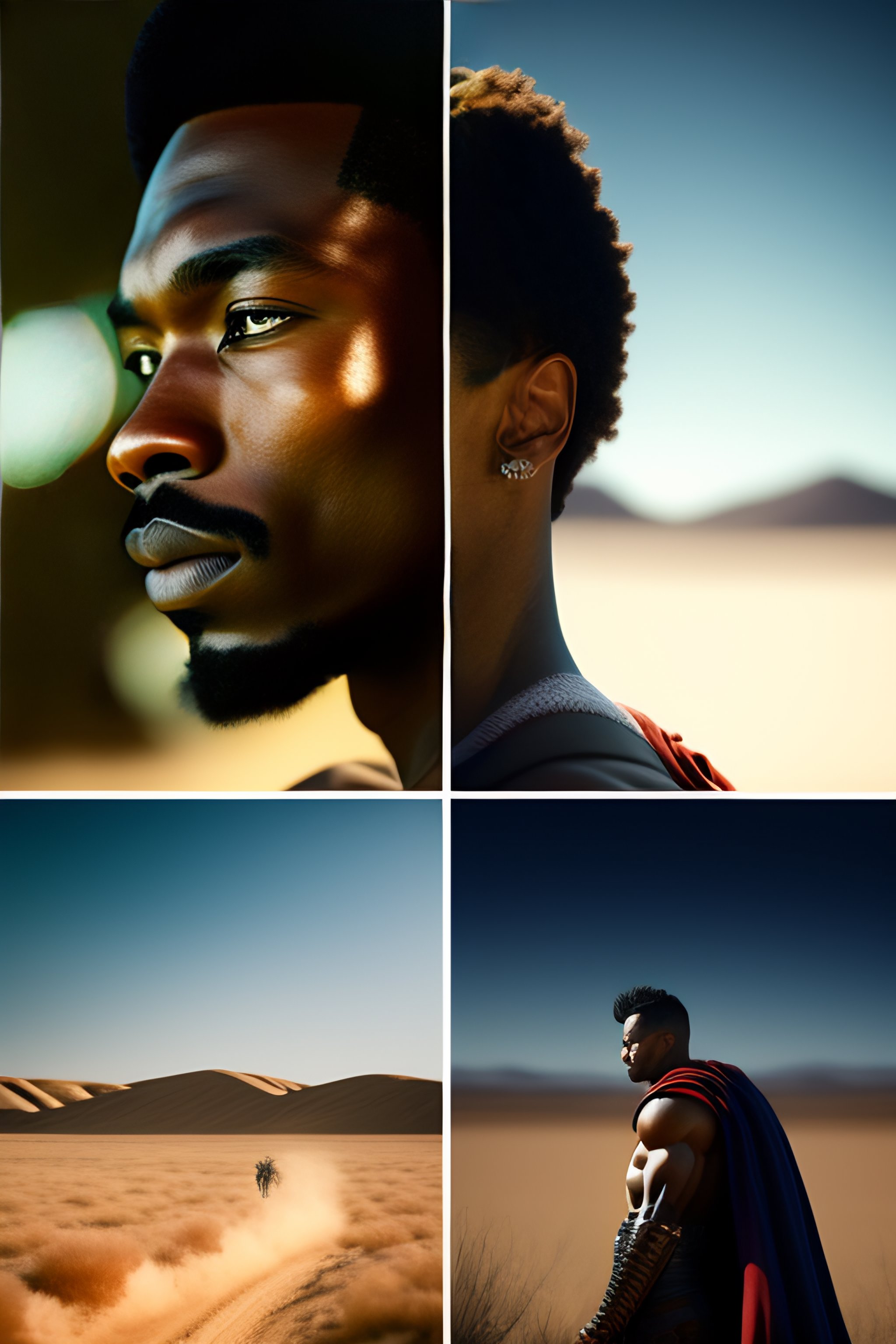 Lexica - VFX movie still frame portrait beautiful DC vs. Marvel hero ...