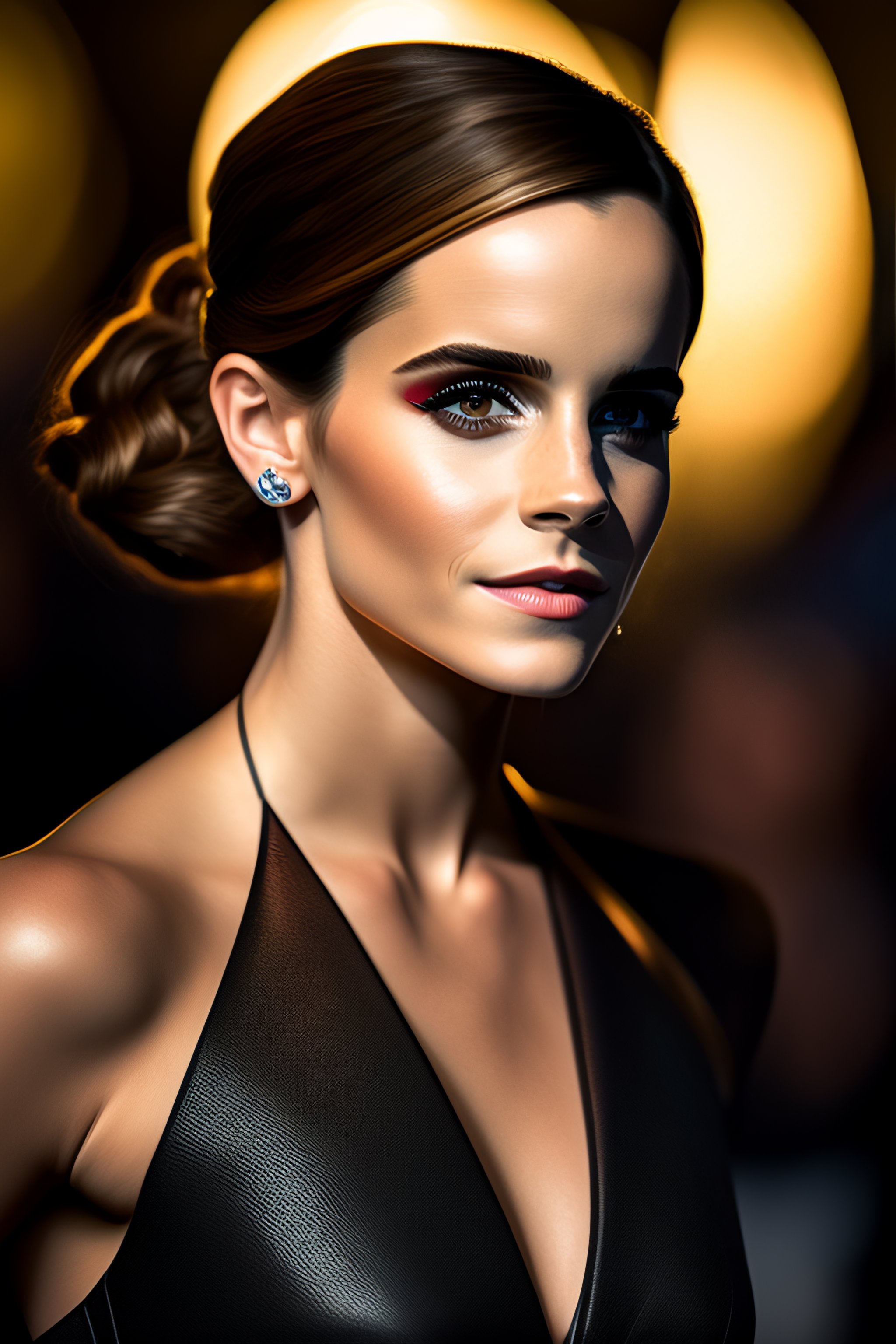 Lexica - Emma Watson full shot modeling as cat woman, full body, EOS ...