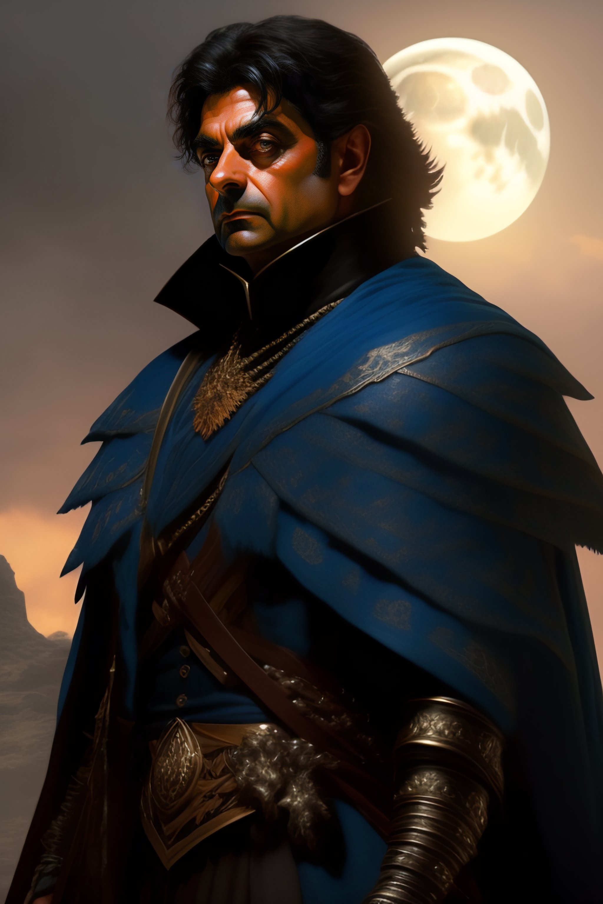 Lexica - Rowan Atkinson, as a Solomon Kane, a badass monster hunter ...