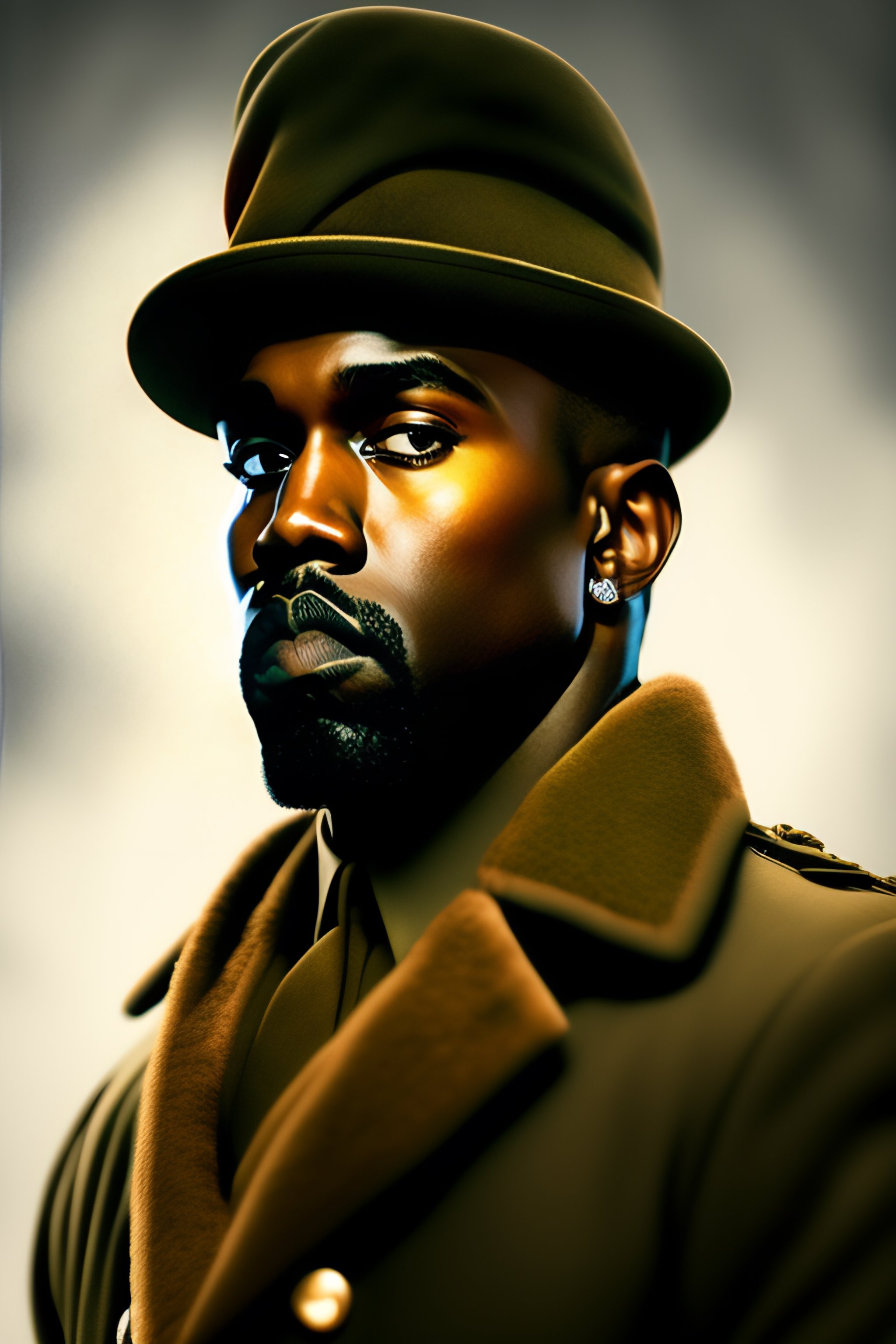 Lexica - Kanye west as a German soldier from ww2, cinematic, movie ...