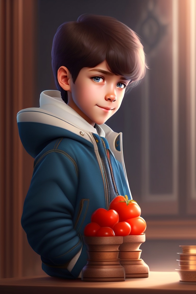 Lexica - Tony is ten years old. Tony is a gentle and introverted boy ...