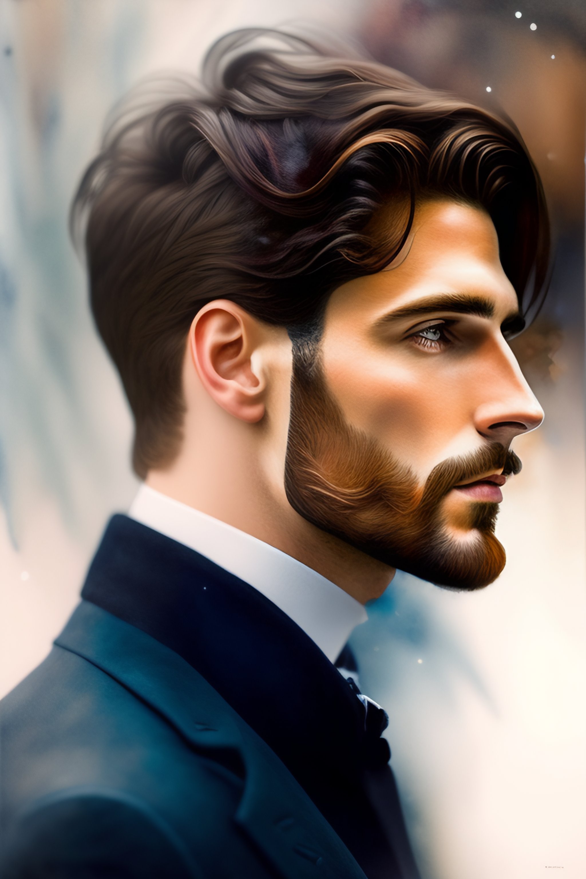 Lexica - Beautiful character design, double exposure painting, front ...